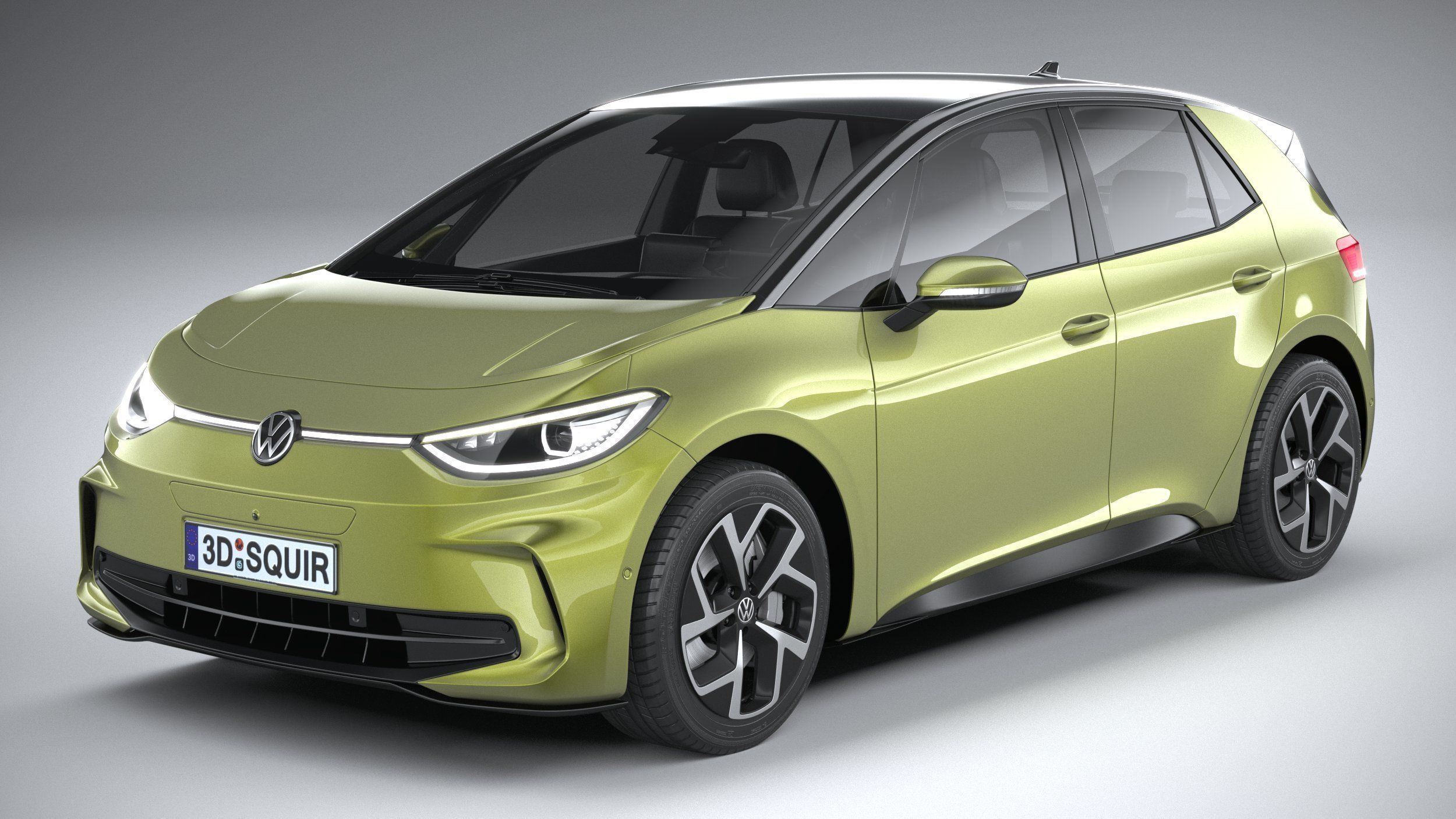 Volkswagen ID3 Pro S 2024 3D model | CGTrader