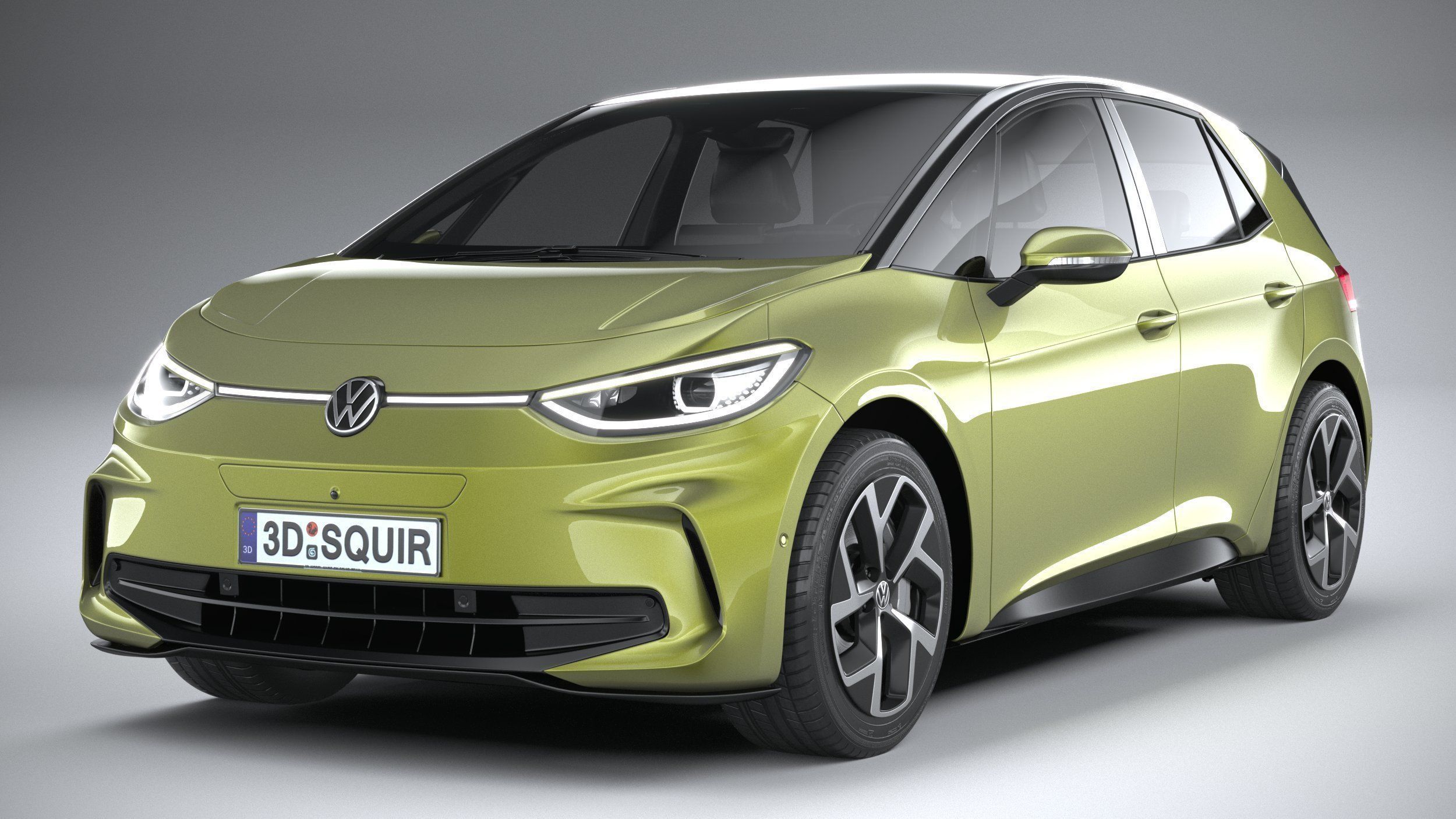 Volkswagen ID3 Pro S 2024 3D model | CGTrader