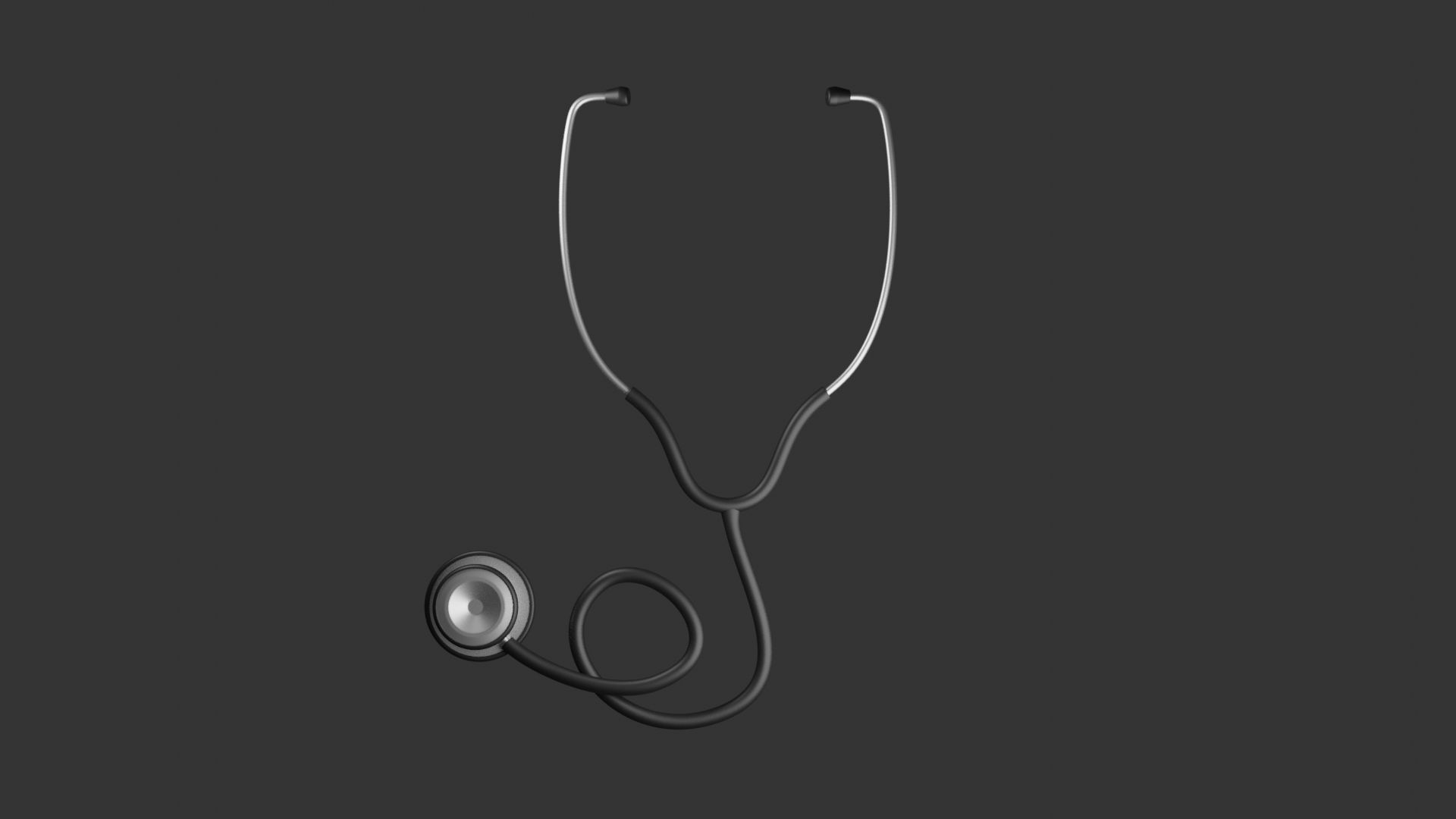 Doctors Tool Stethoscope 3D model 3D printable | CGTrader