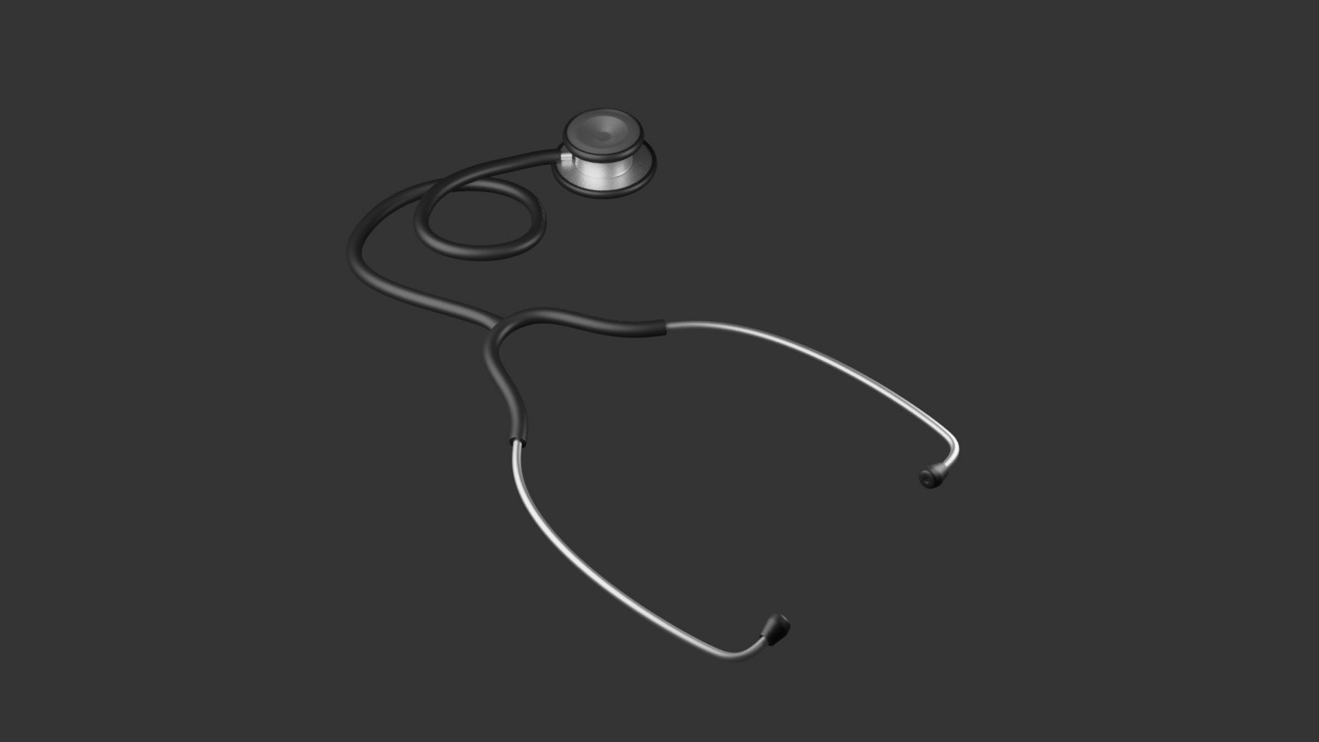 Doctors Tool Stethoscope 3D model 3D printable | CGTrader