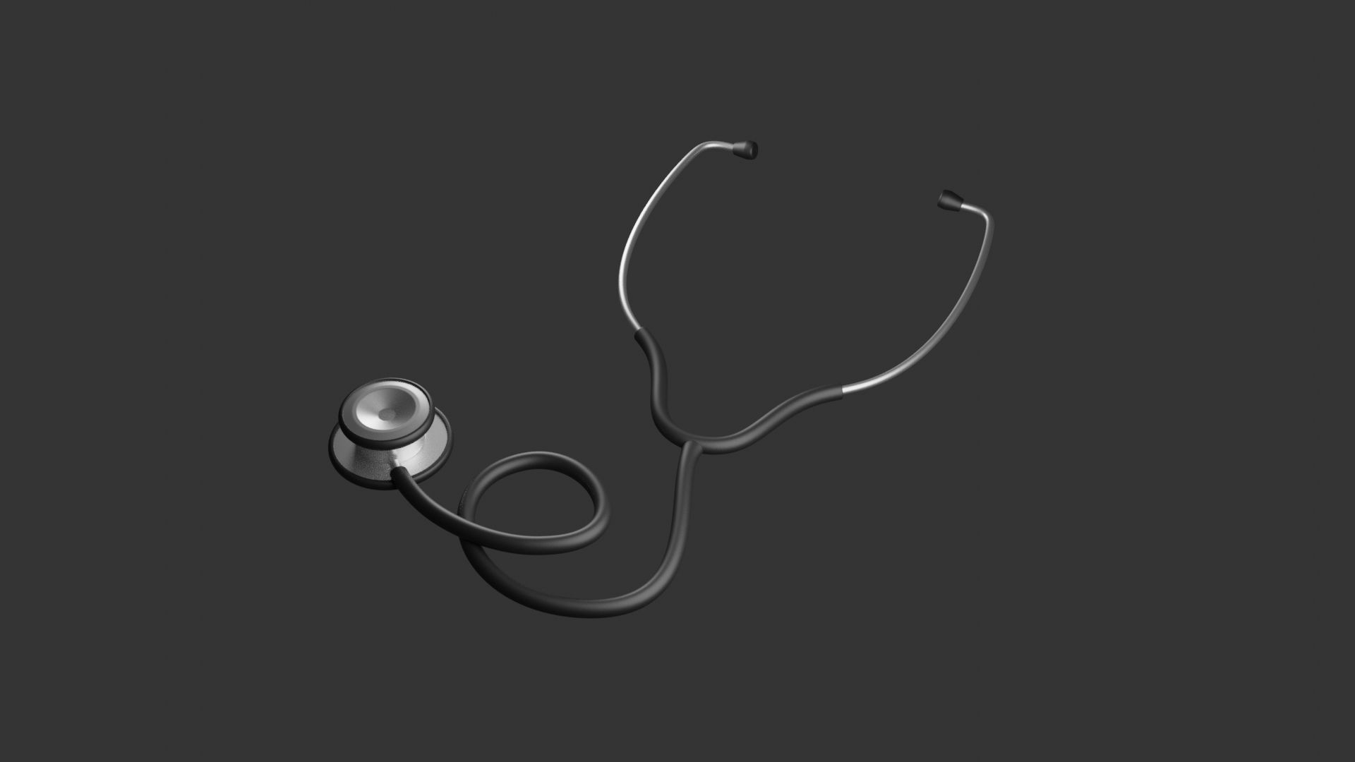 Doctors Tool Stethoscope 3D model 3D printable | CGTrader