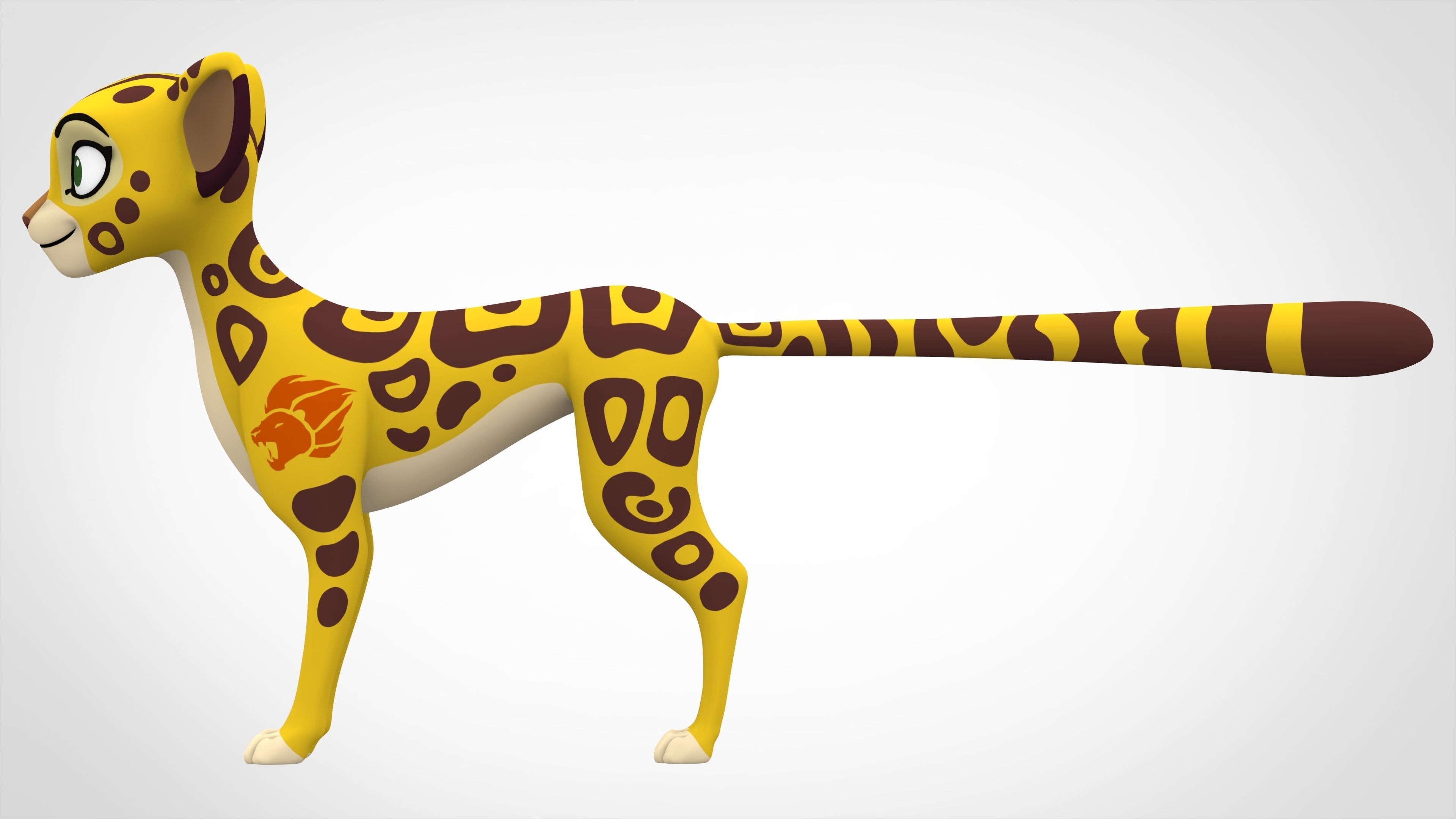 Fuli Cheetah 3D model | CGTrader