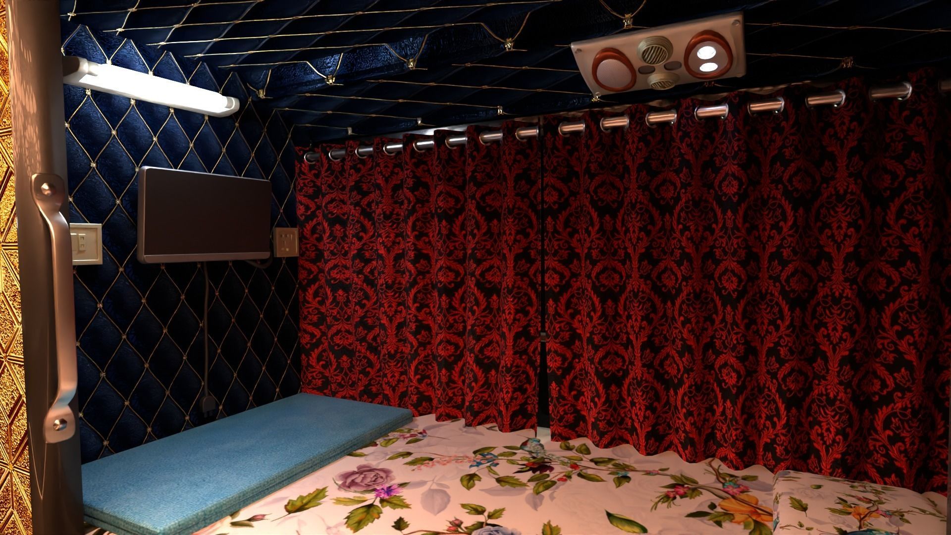 Higer Sleeper Bus 3D model | CGTrader