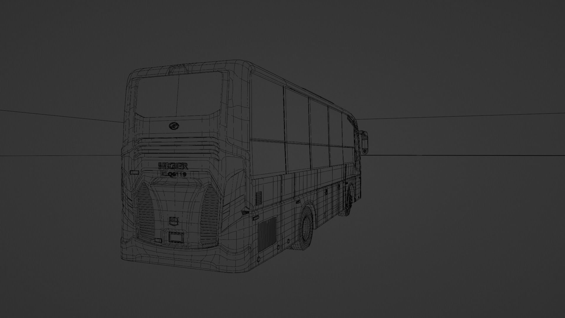 Higer Sleeper Bus 3D model | CGTrader