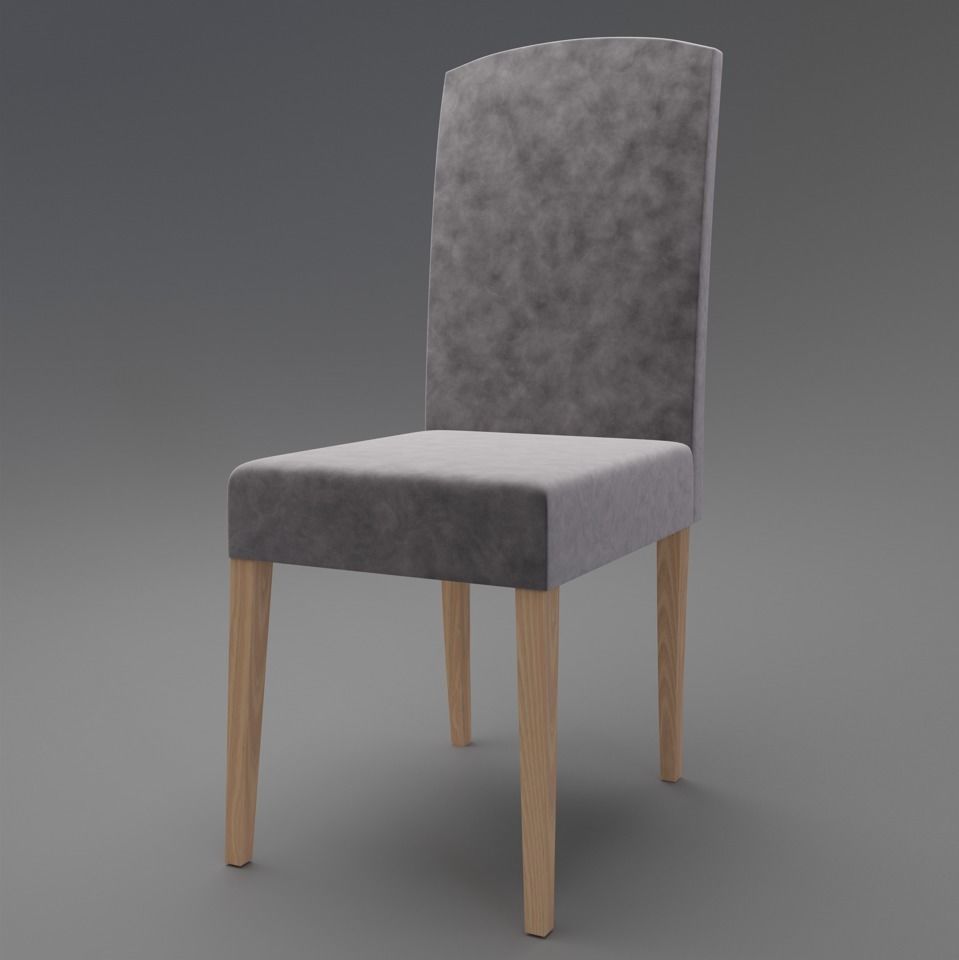 Simple Low Poly Dining Chair free VR / AR / low-poly 3D model | CGTrader