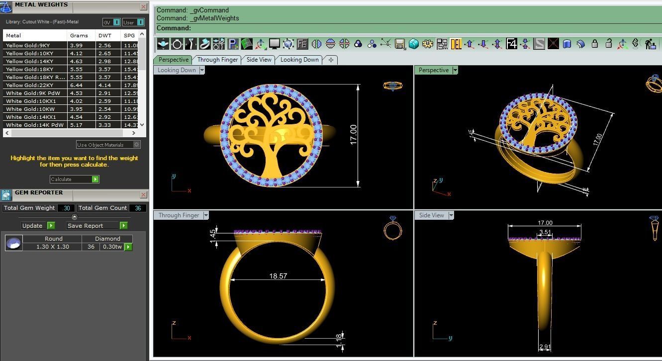 Family Tree of Life Ring 3D model 3D printable | CGTrader
