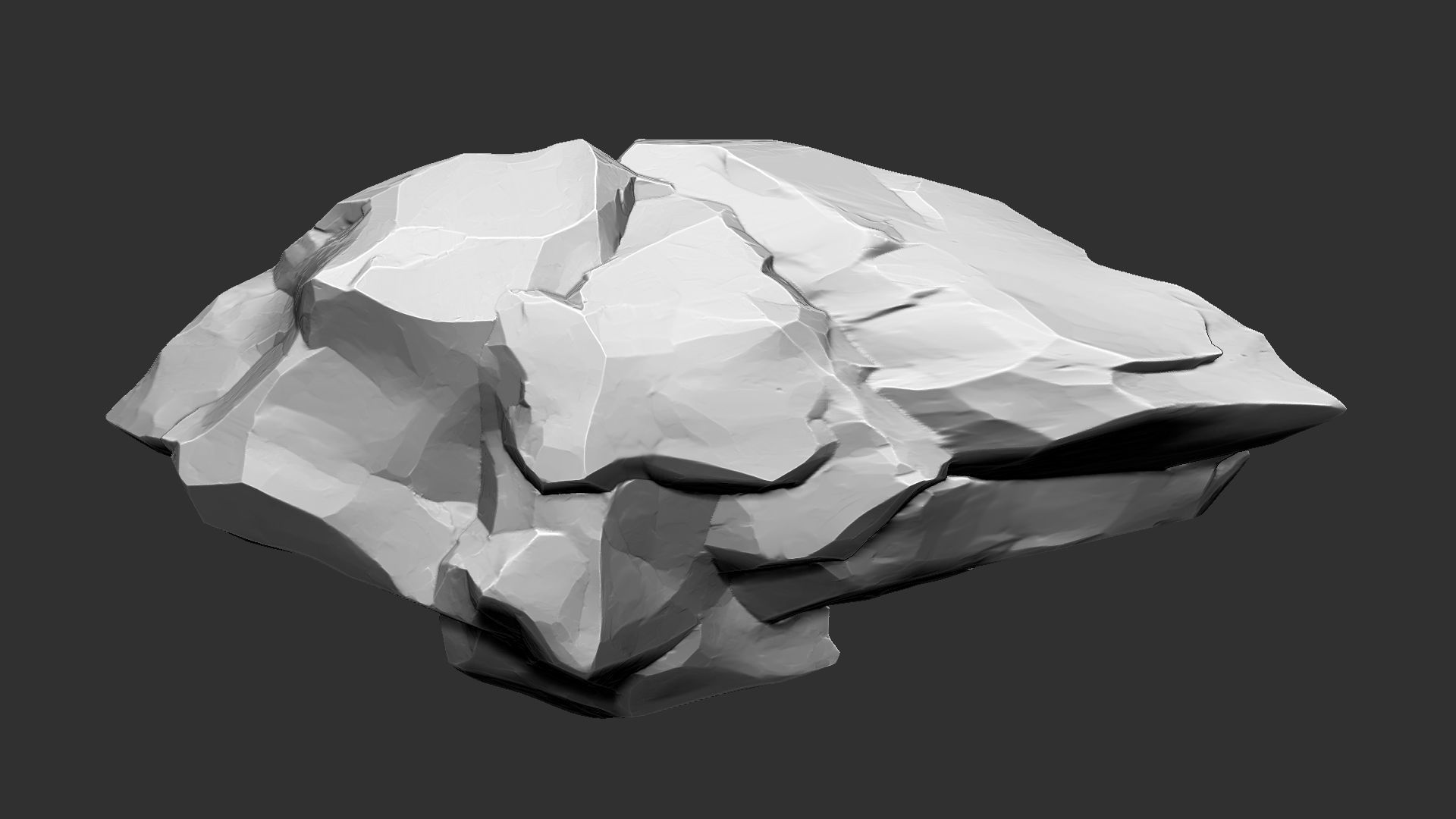 3D Suspended Mountain Zbrush sculpt 3D model | CGTrader