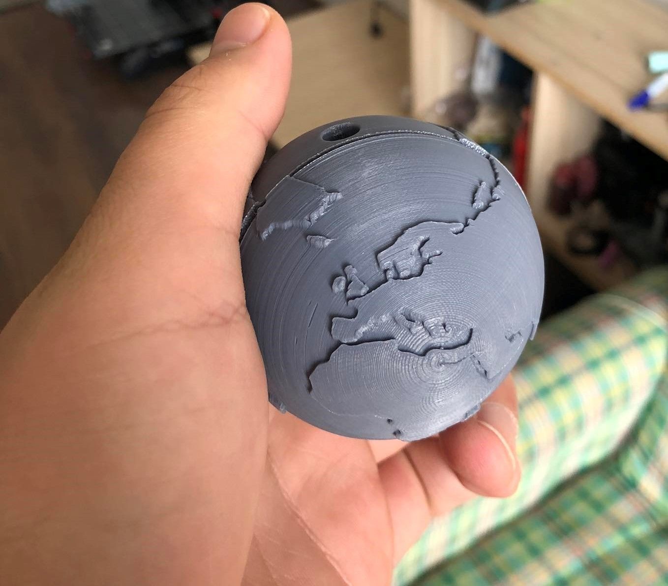 removable spinning earth globe 3D model 3D printable | CGTrader