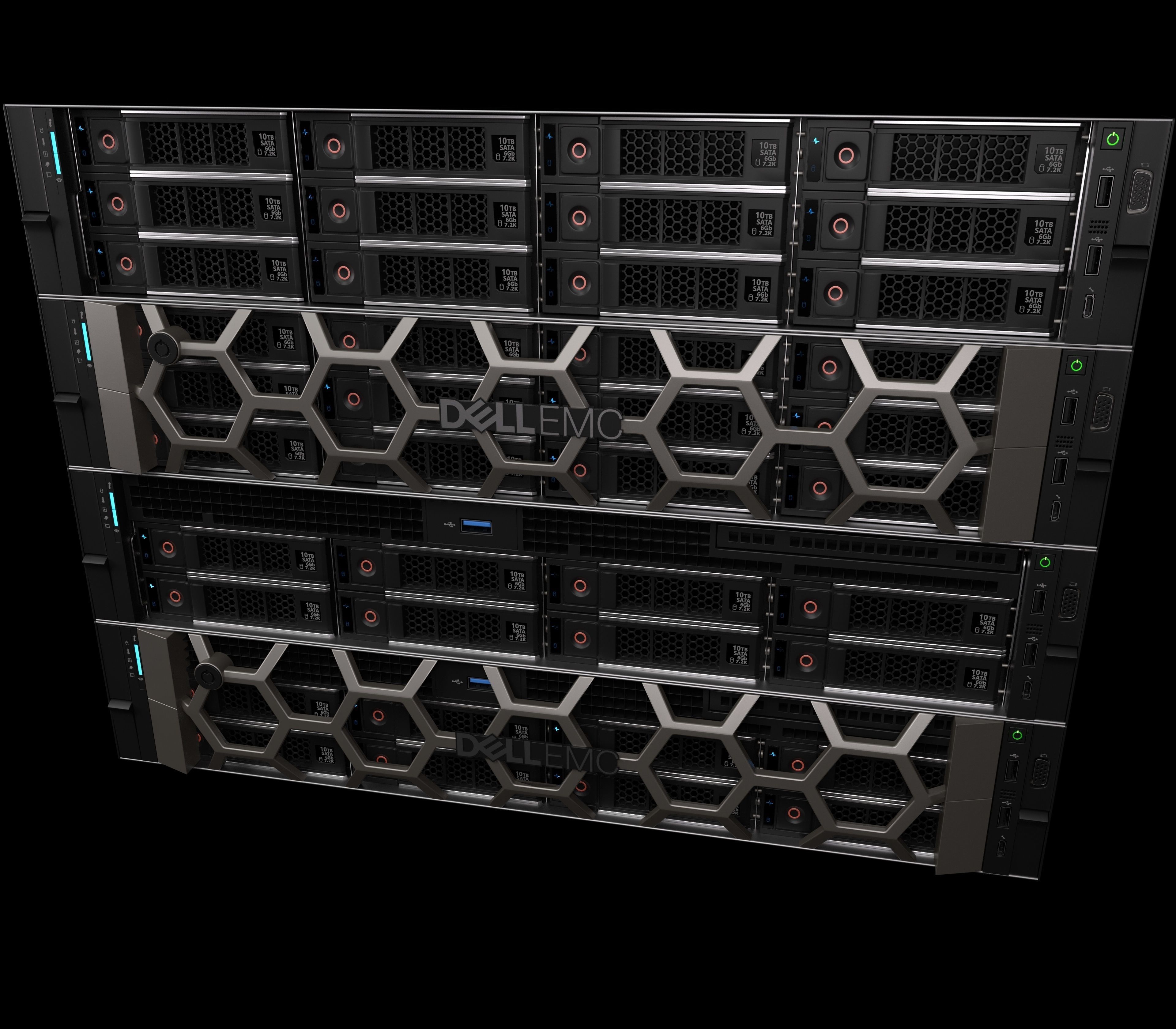 Data Server and Network Rack 3D model | CGTrader