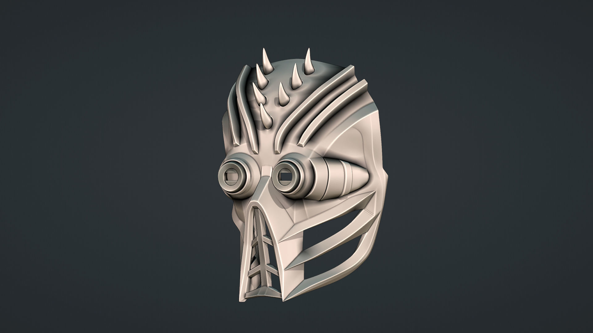 INSPIRED BY KABAL MASK FROM MORTAL KOMBAT 3D model 3D printable | CGTrader