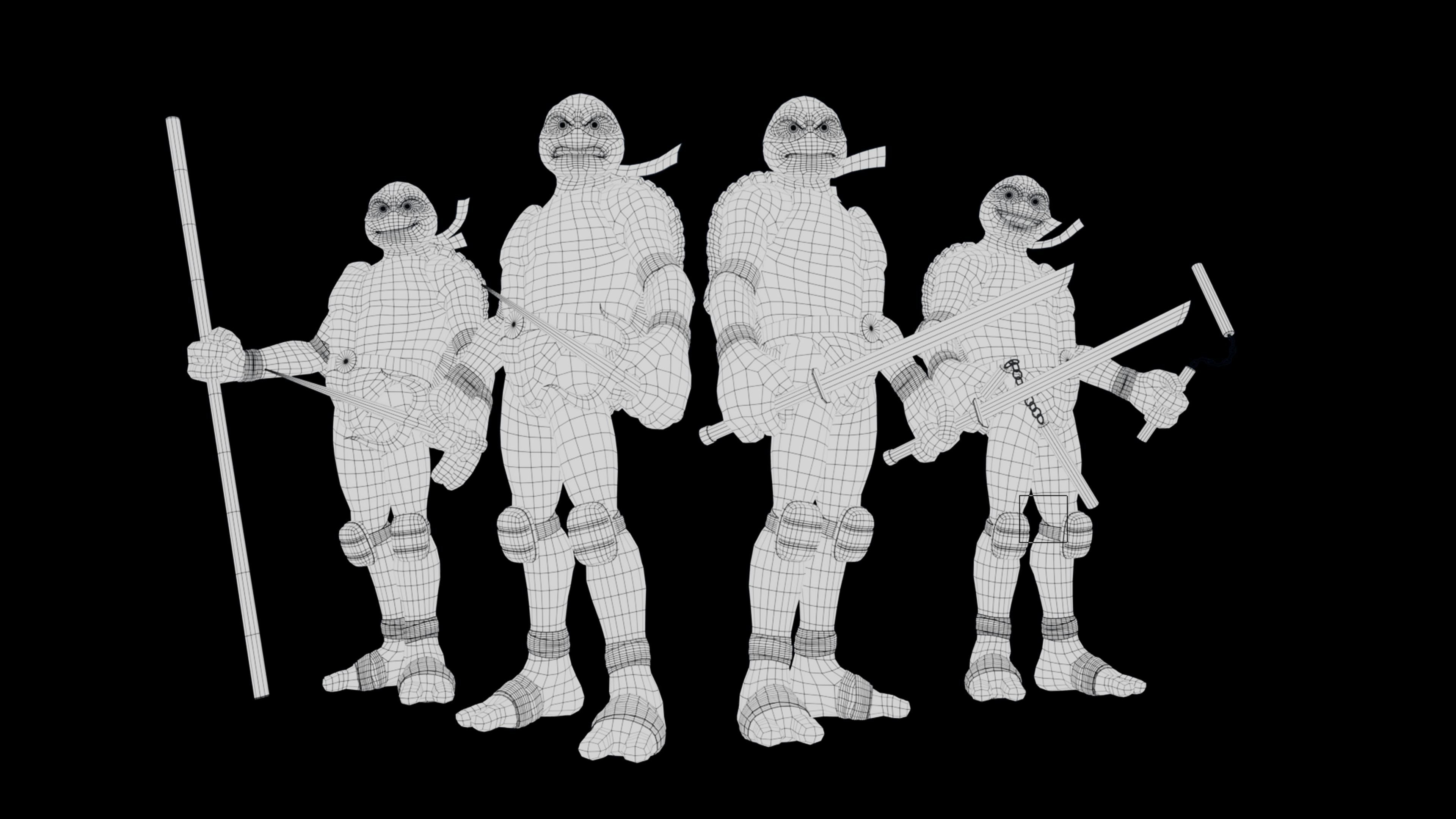 3D model Teenage Mutant Ninja Turtles VR / AR / low-poly | CGTrader
