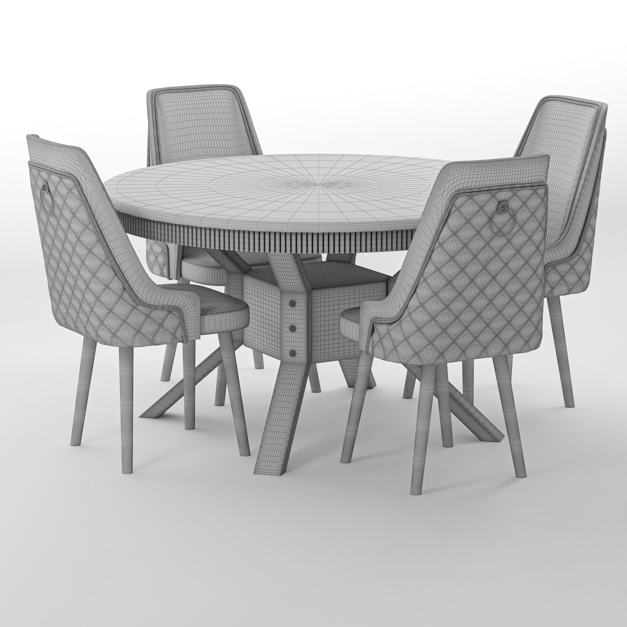 dining table merin 3D model | CGTrader