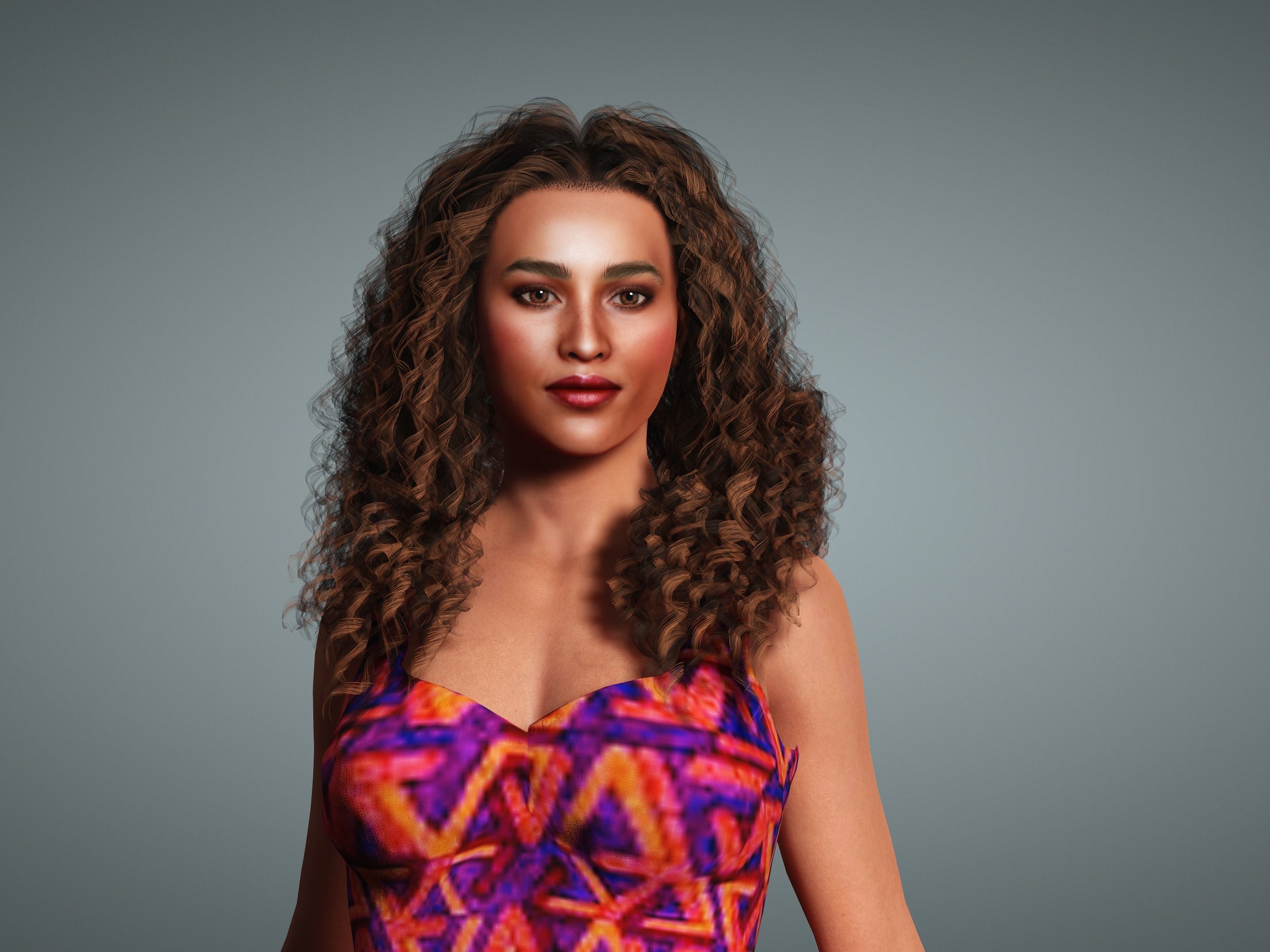 3D model Vashti-Female Character VR / AR / low-poly | CGTrader