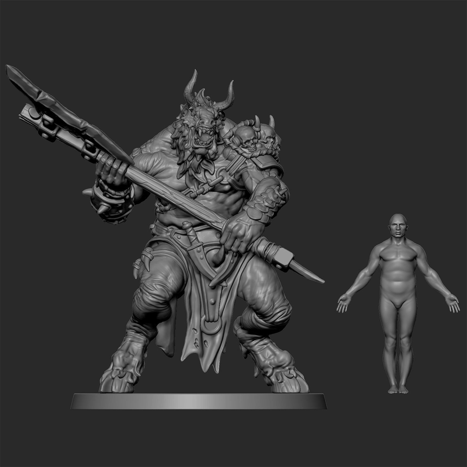 Beastman Brutes Bundle 3D model 3D printable | CGTrader