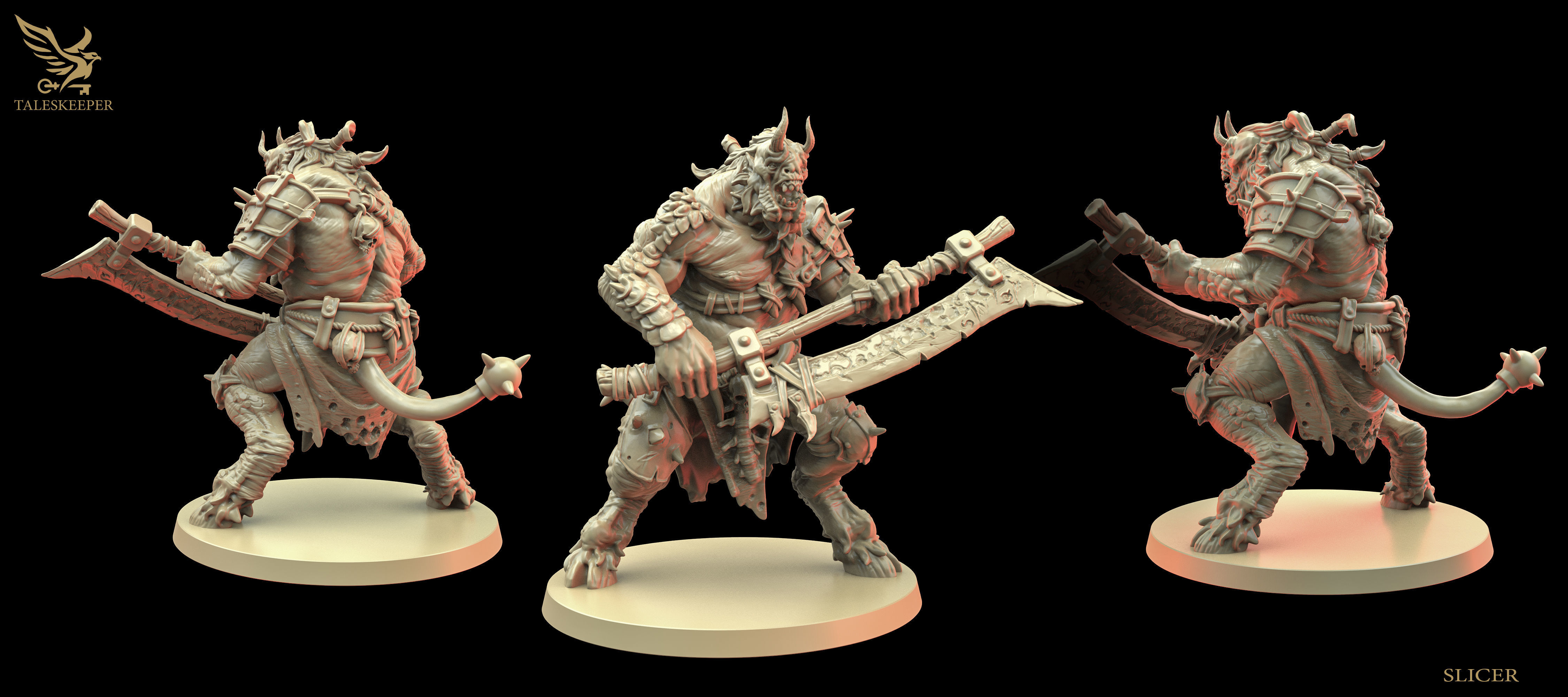 Beastman Brutes Bundle 3D model 3D printable | CGTrader