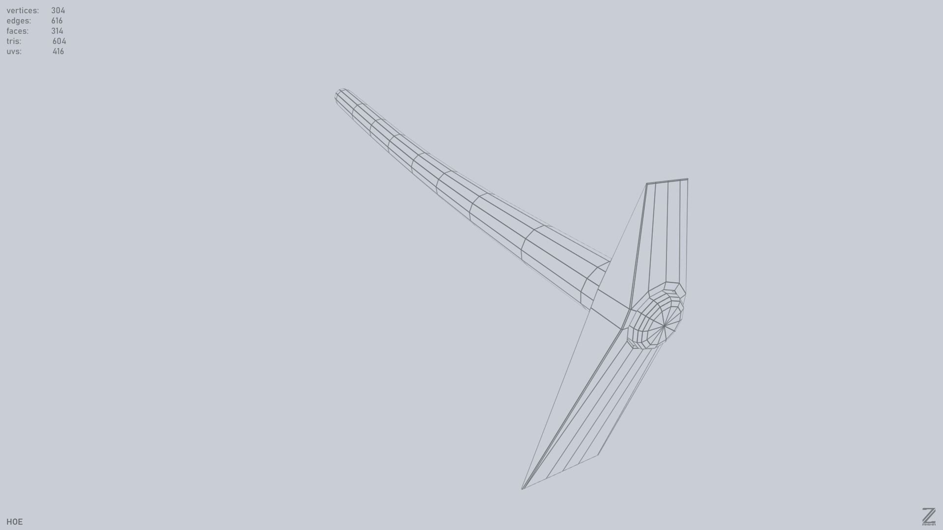 3D model Farm hoe VR / AR / low-poly | CGTrader