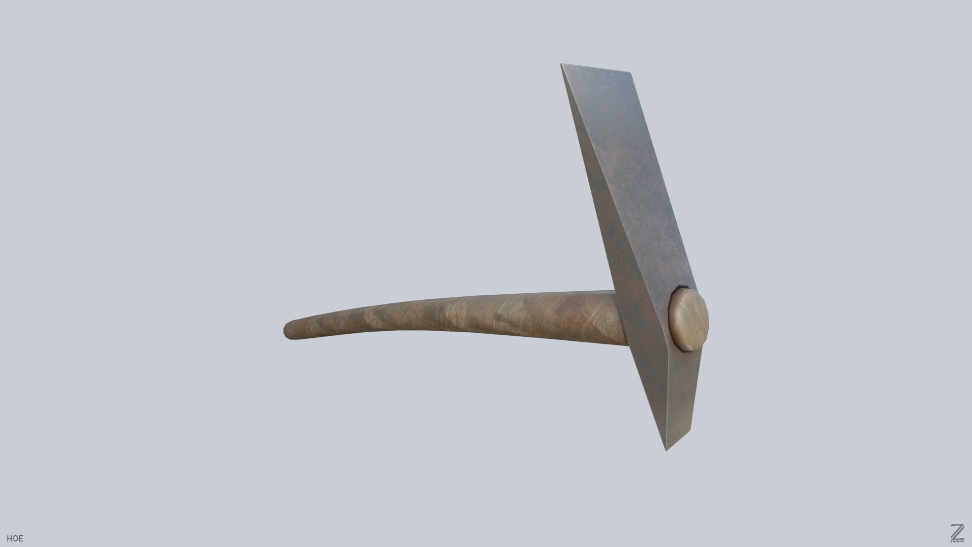 3D model Farm hoe VR / AR / low-poly | CGTrader