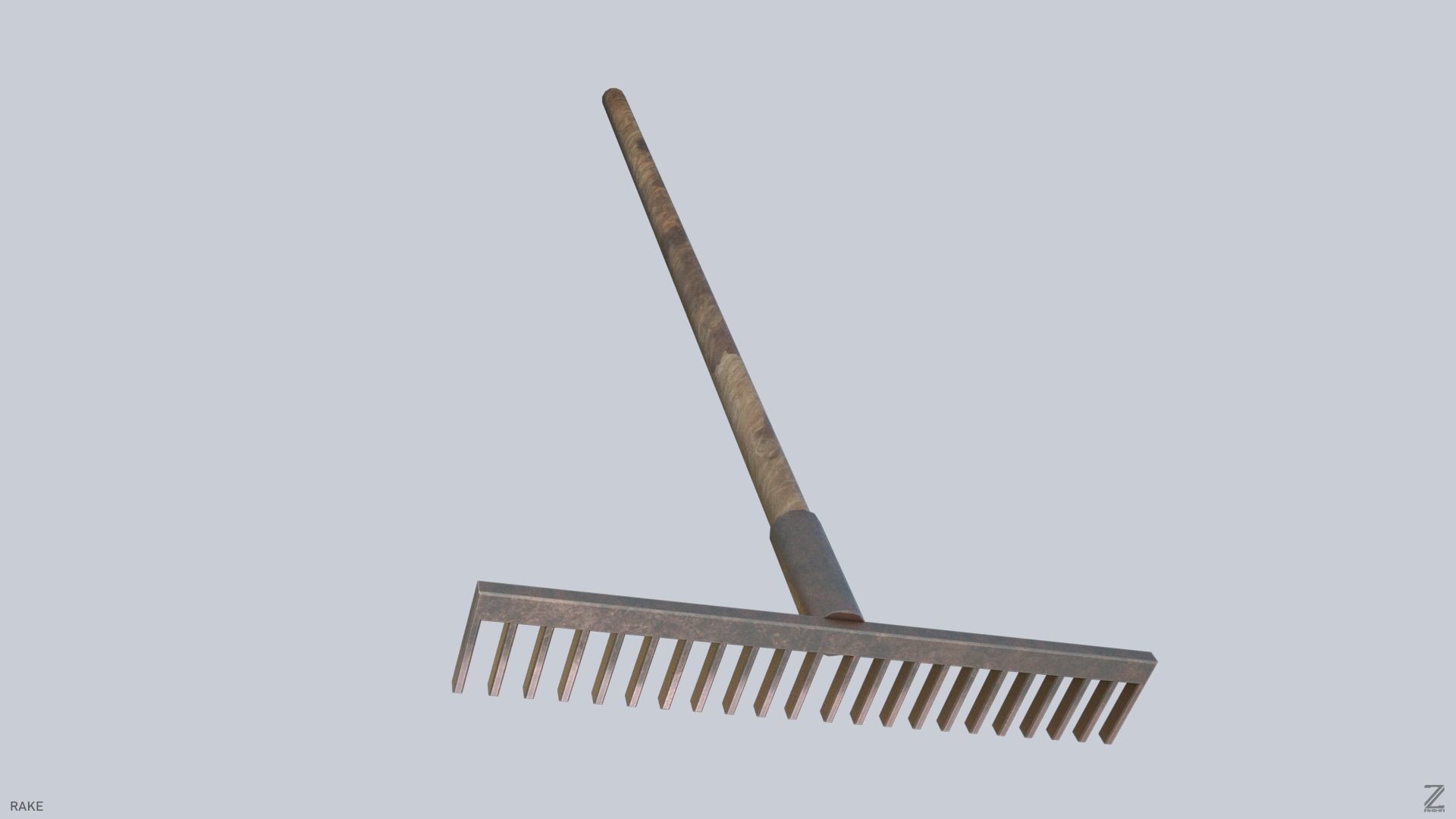 3D model Farm rake VR / AR / low-poly | CGTrader