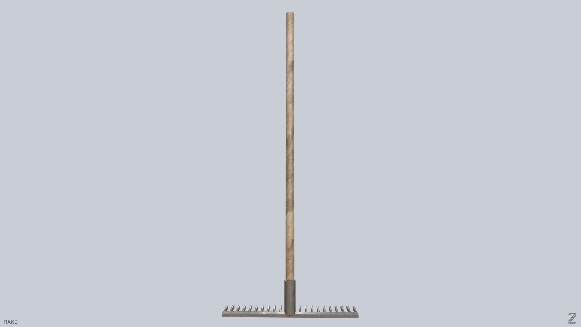 3D model Farm rake VR / AR / low-poly | CGTrader