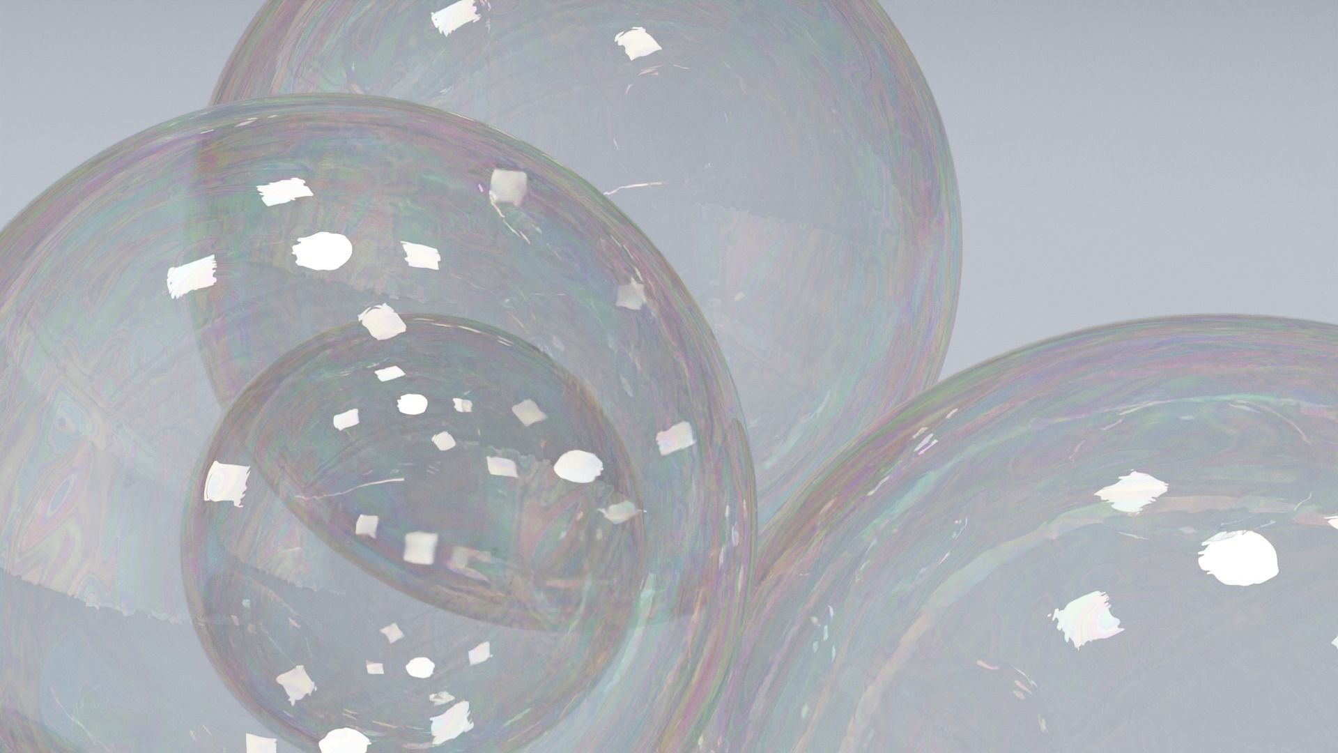 Blender Cycles - realistic iridescent soap bubbles Texture animated | CGTrader