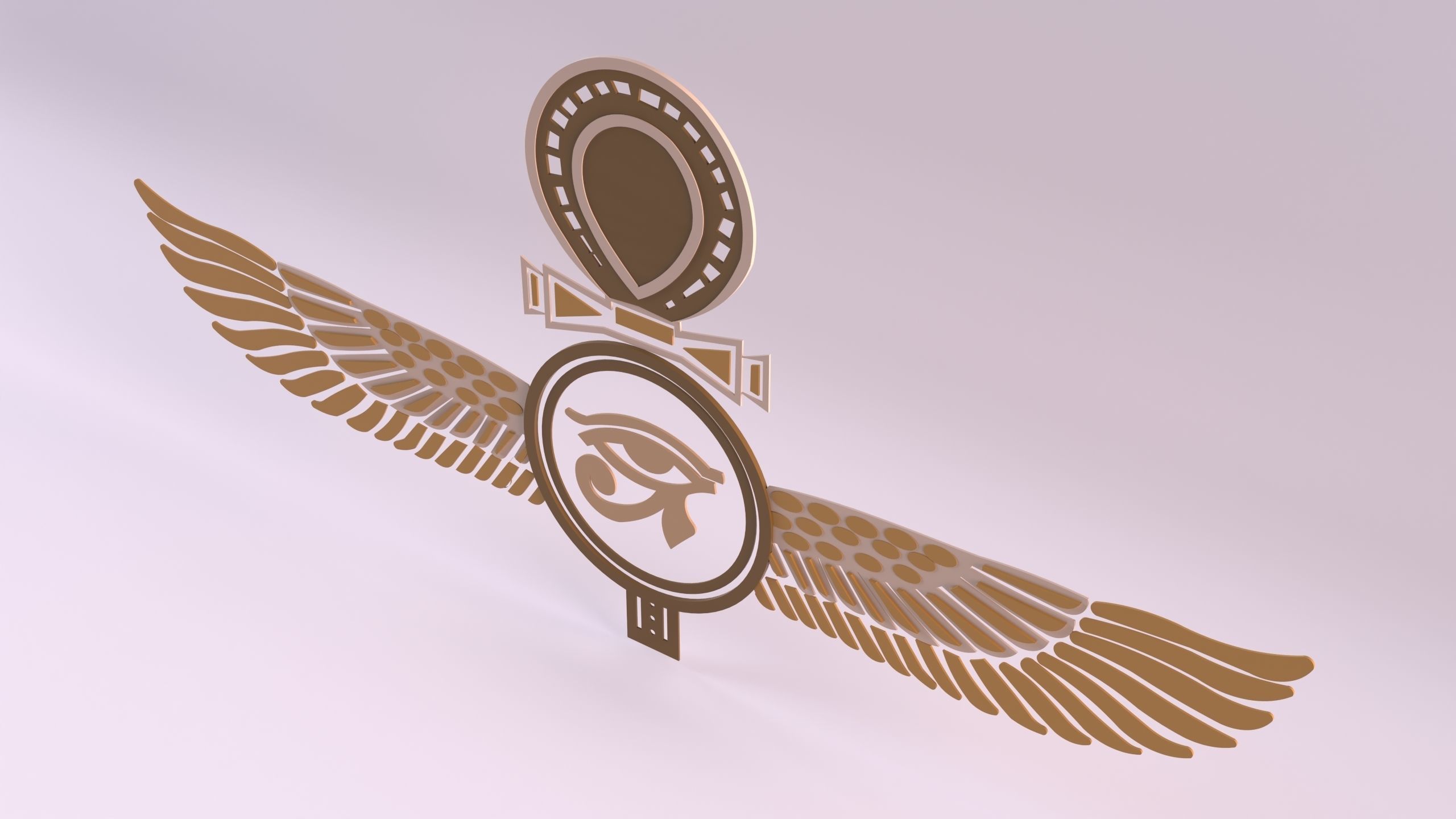 3D model Egyptian Symbols - 013 VR / AR / low-poly | CGTrader