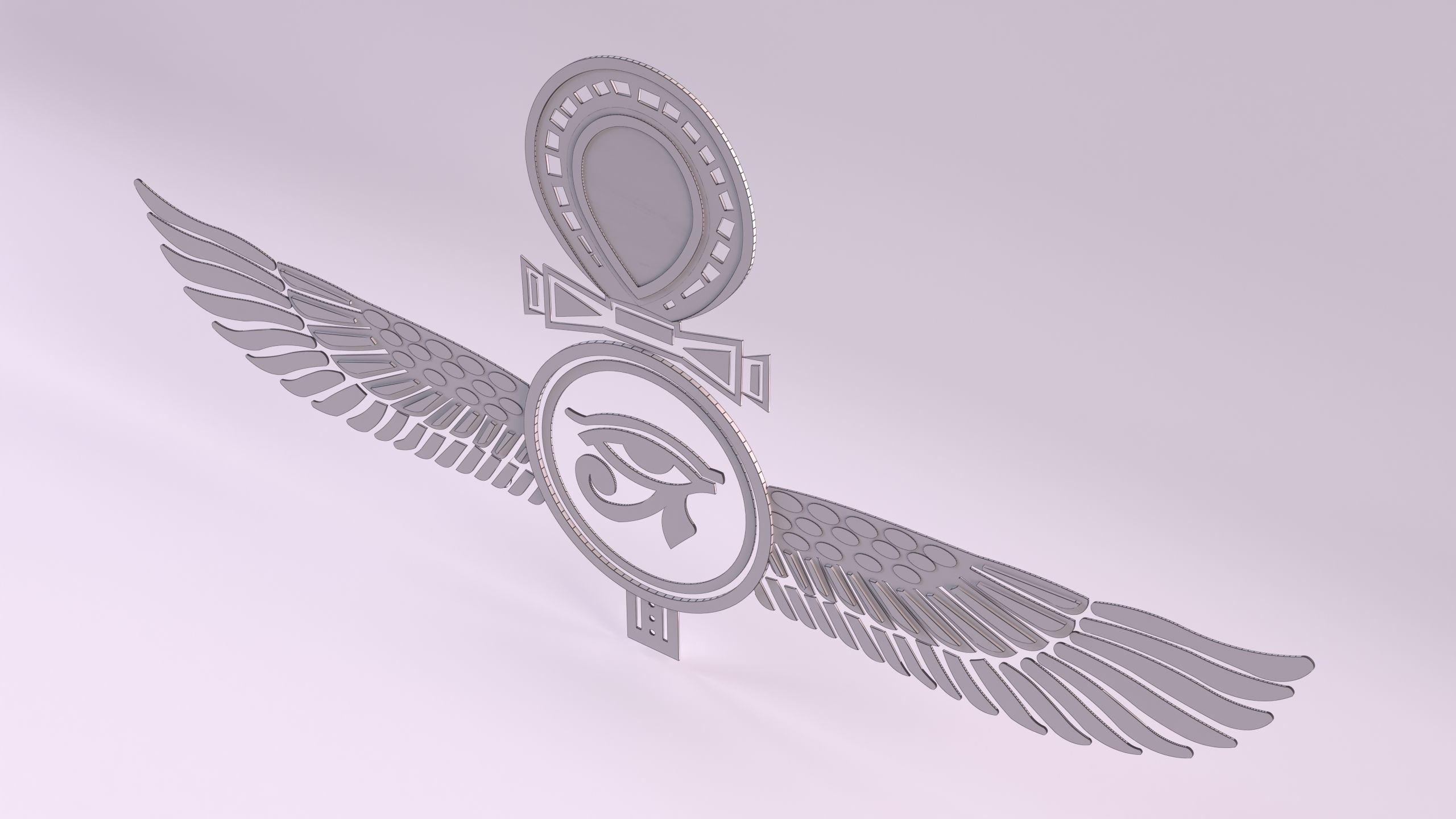 3D model Egyptian Symbols - 013 VR / AR / low-poly | CGTrader