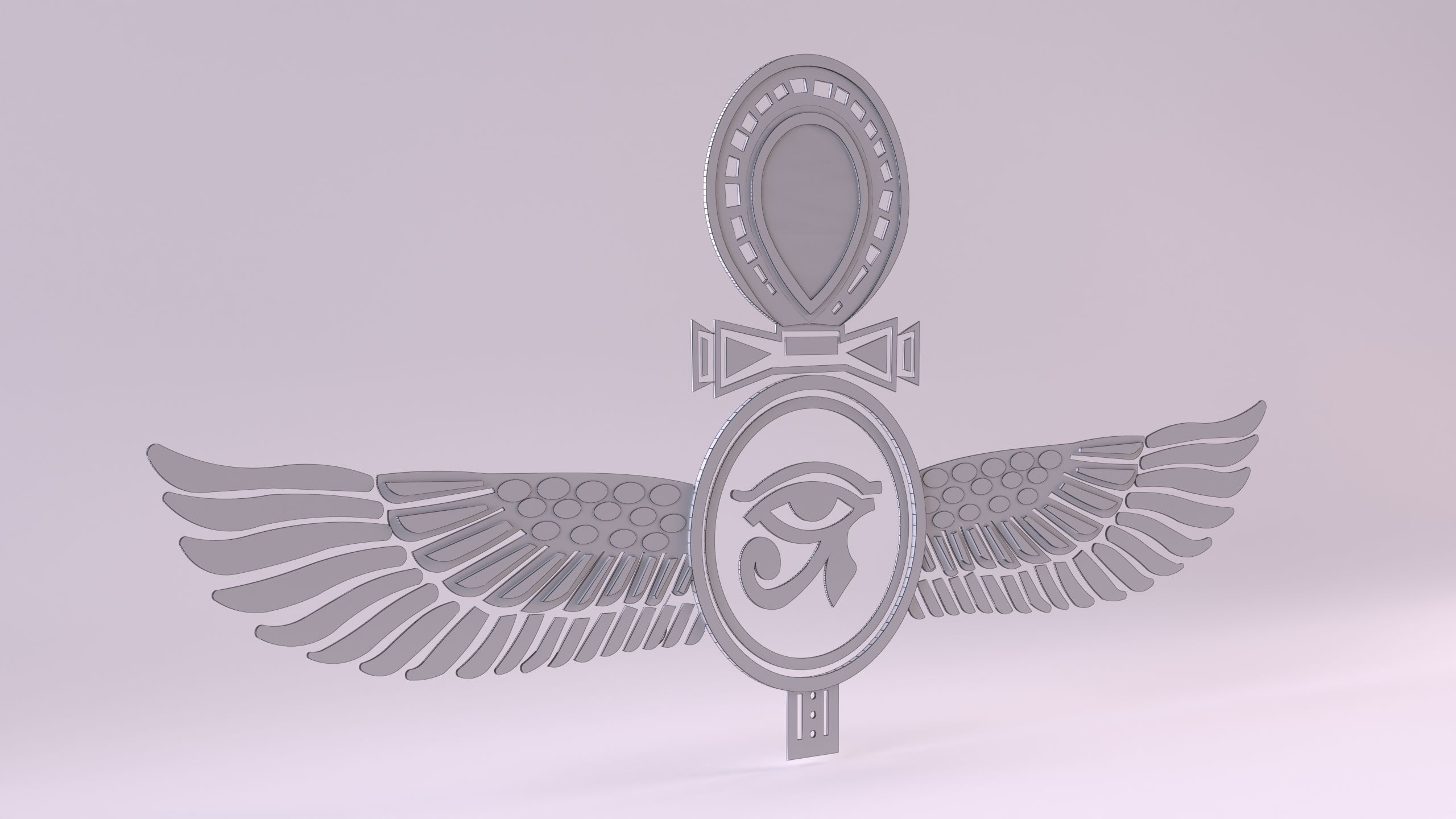 3D model Egyptian Symbols - 013 VR / AR / low-poly | CGTrader