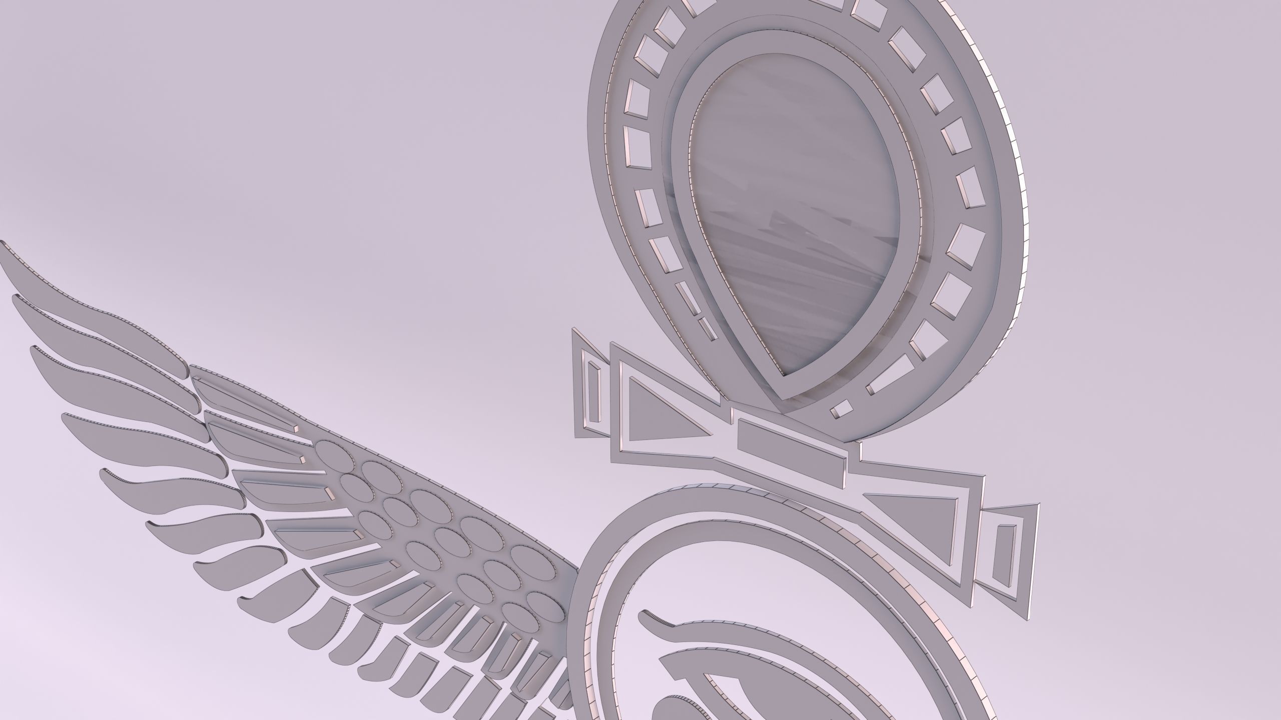 3D model Egyptian Symbols - 013 VR / AR / low-poly | CGTrader