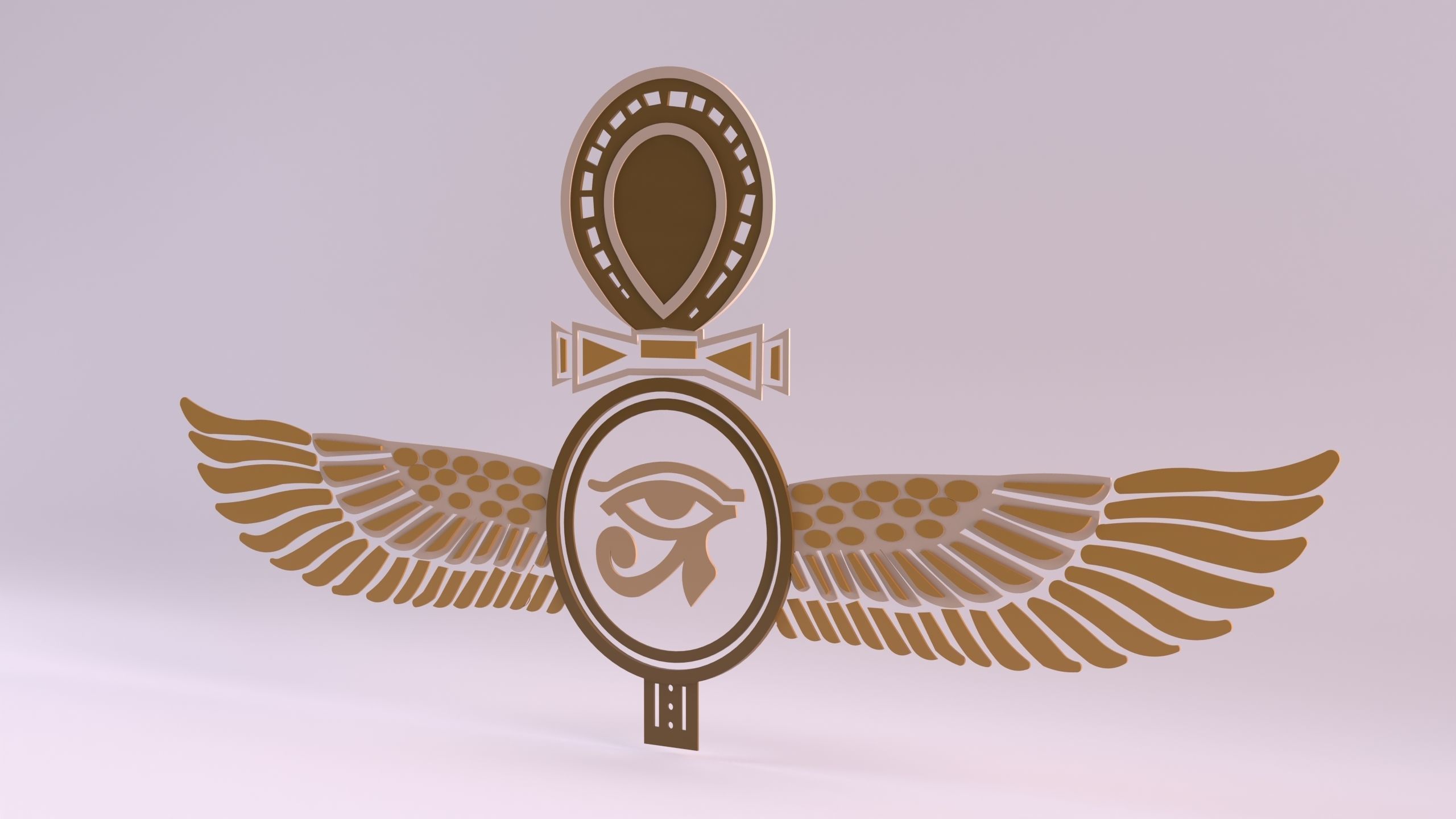 3D model Egyptian Symbols - 013 VR / AR / low-poly | CGTrader