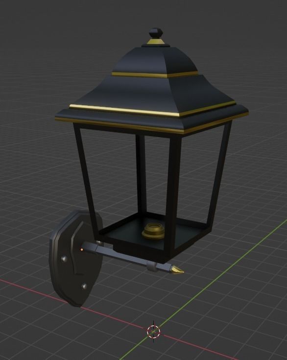 3D low poly lamp model free VR / AR / low-poly 3D model | CGTrader