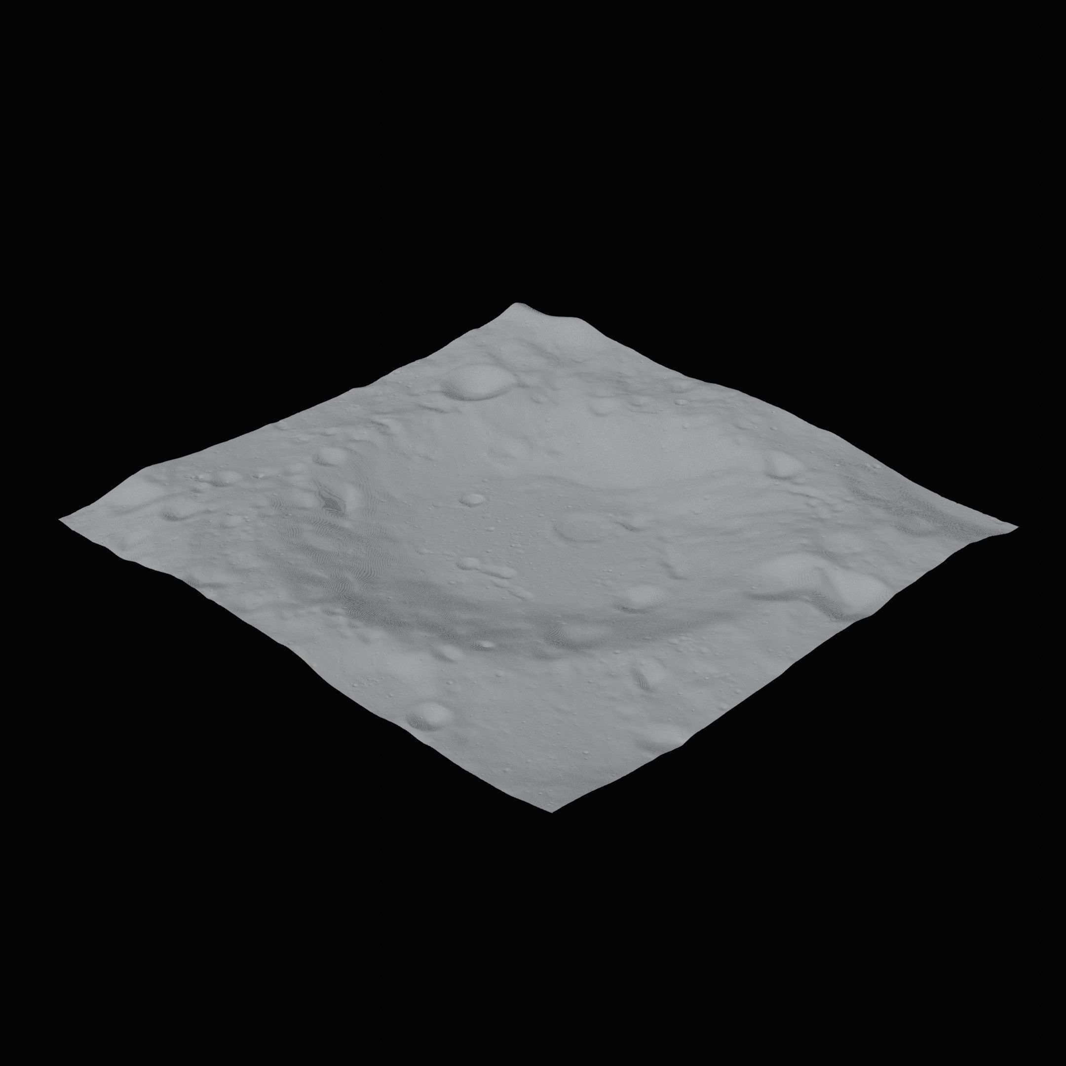 Shoemaker crater 3D model | CGTrader