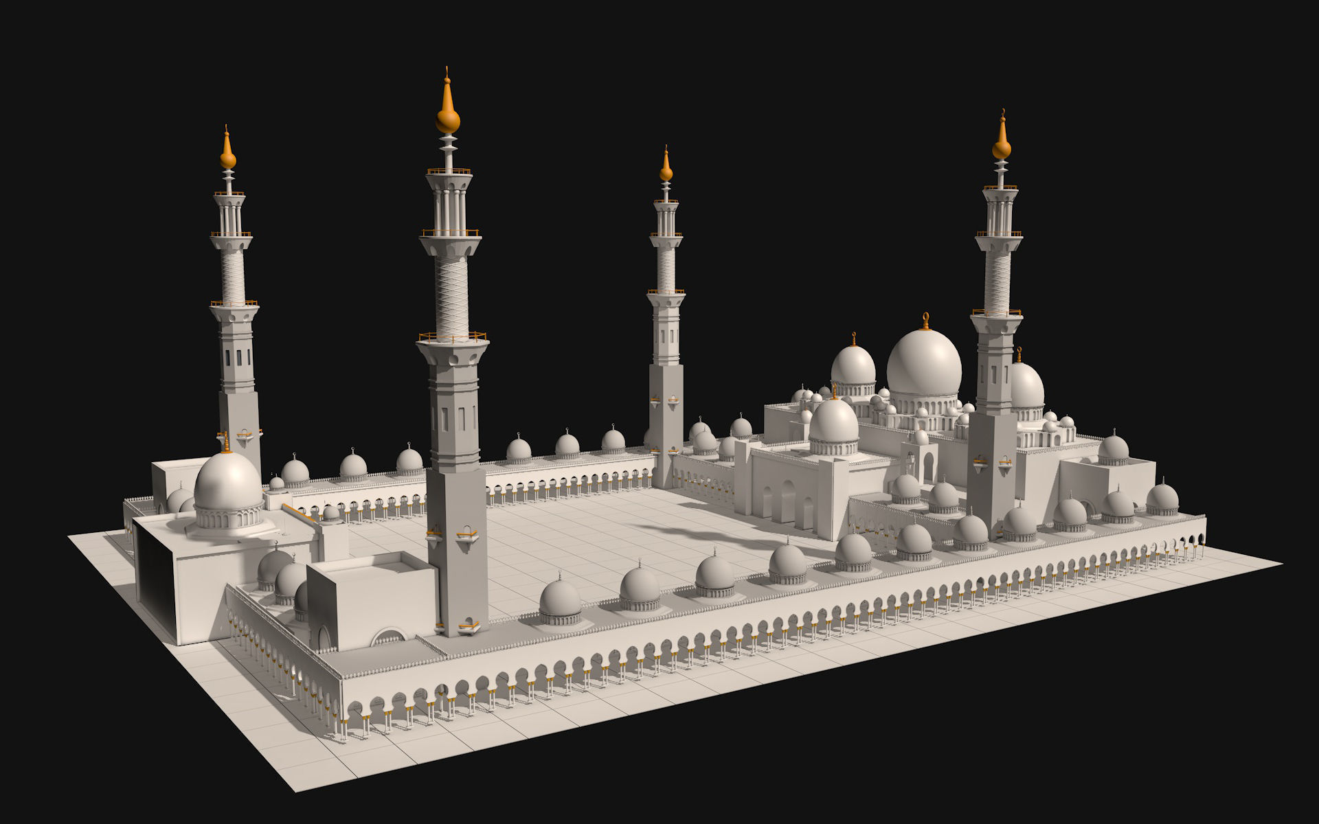 Sheikh Zayed Mosque 3D model | CGTrader