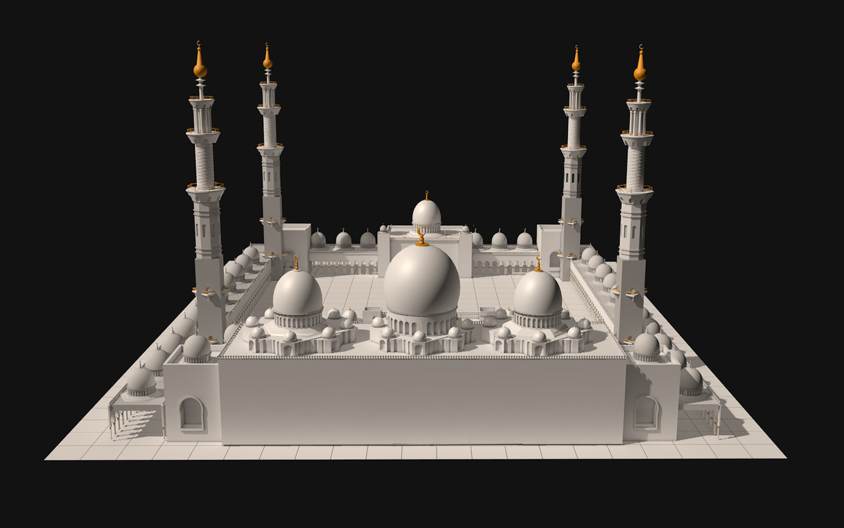 Sheikh Zayed Mosque 3D model | CGTrader