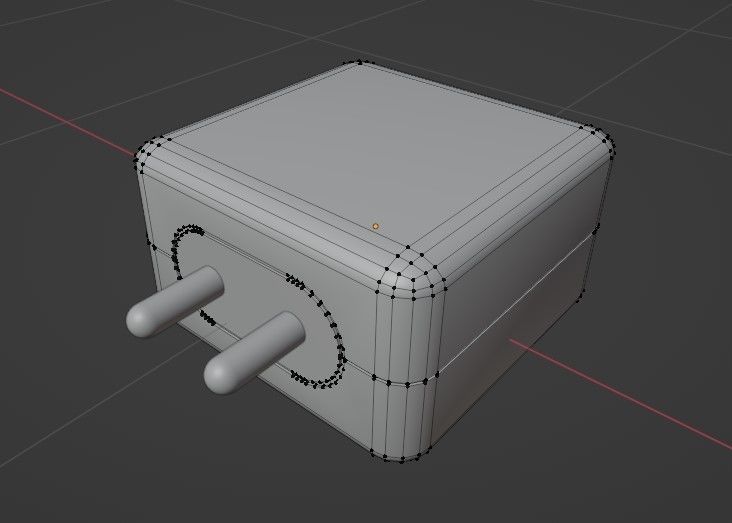 mobile charger 3d model wired 3D model rigged | CGTrader