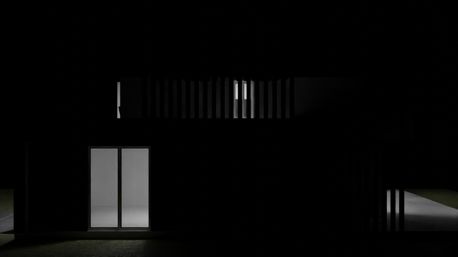 empty two-story house 3D model rigged | CGTrader
