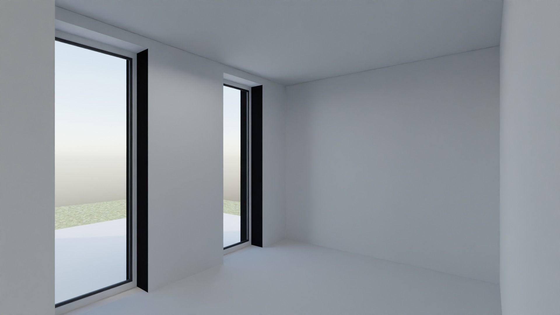 empty two-story house 3D model rigged | CGTrader