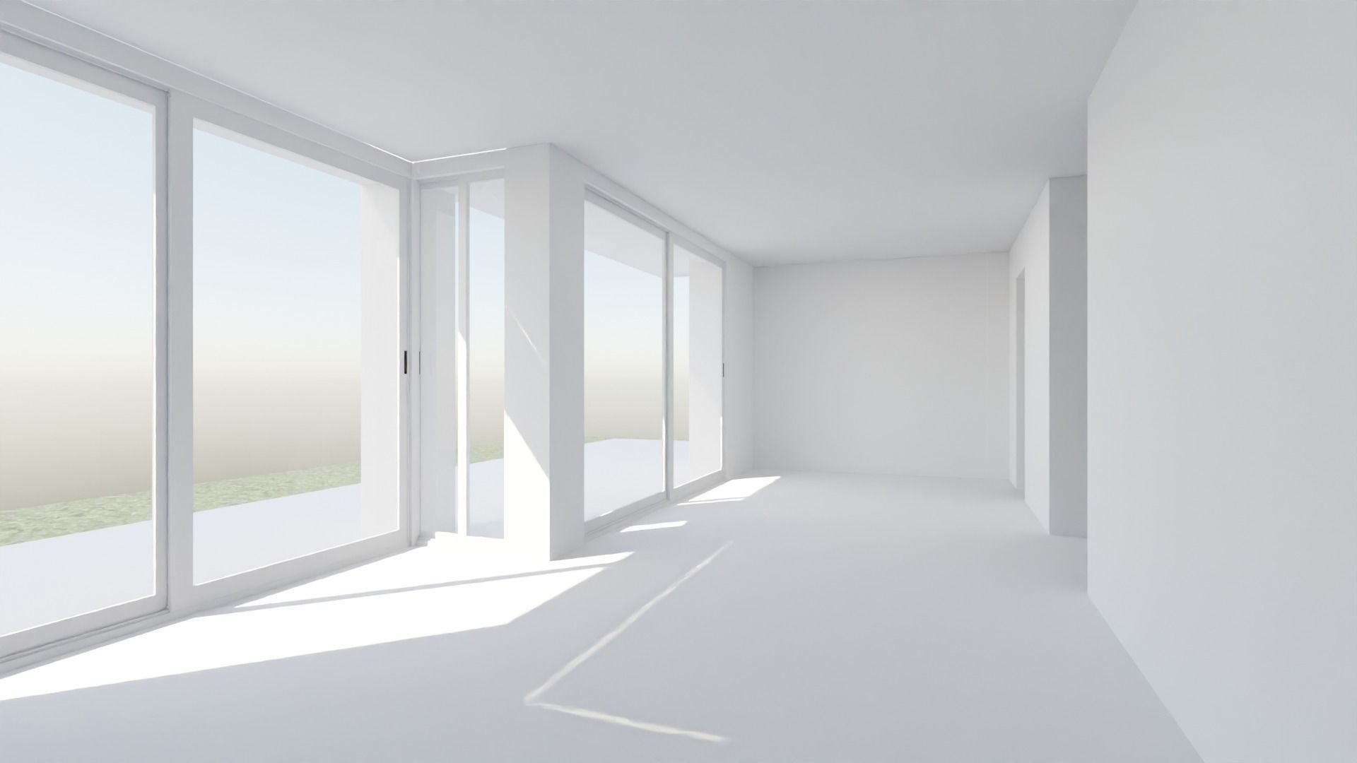 empty two-story house 3D model rigged | CGTrader