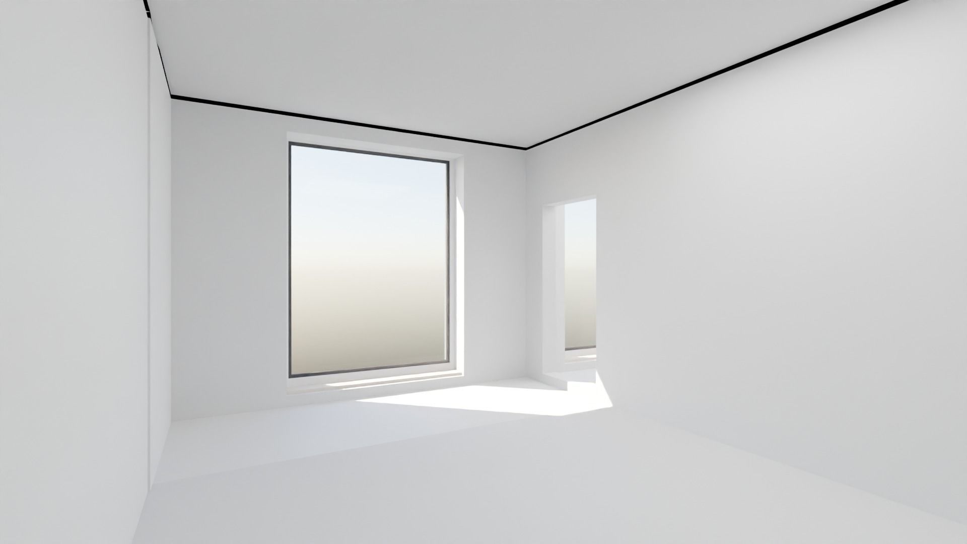 empty two-story house 3D model rigged | CGTrader