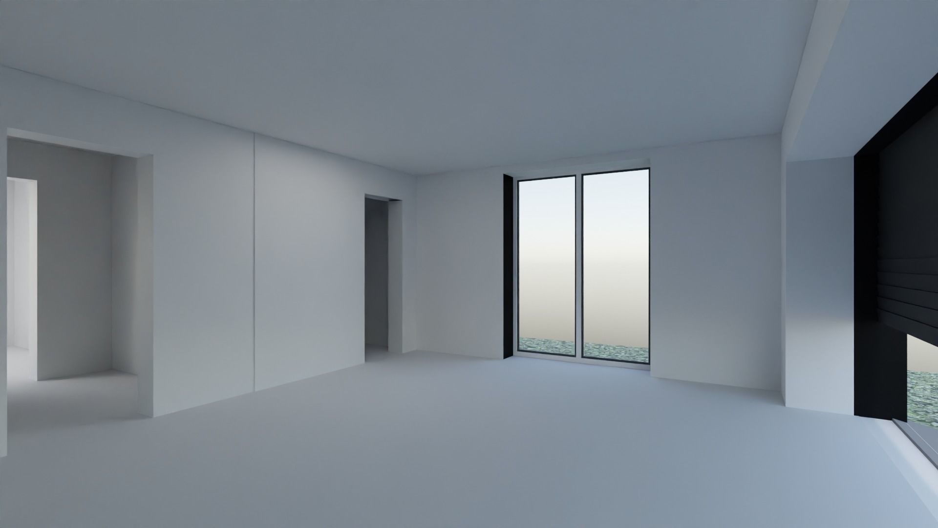 empty two-story house 3D model rigged | CGTrader