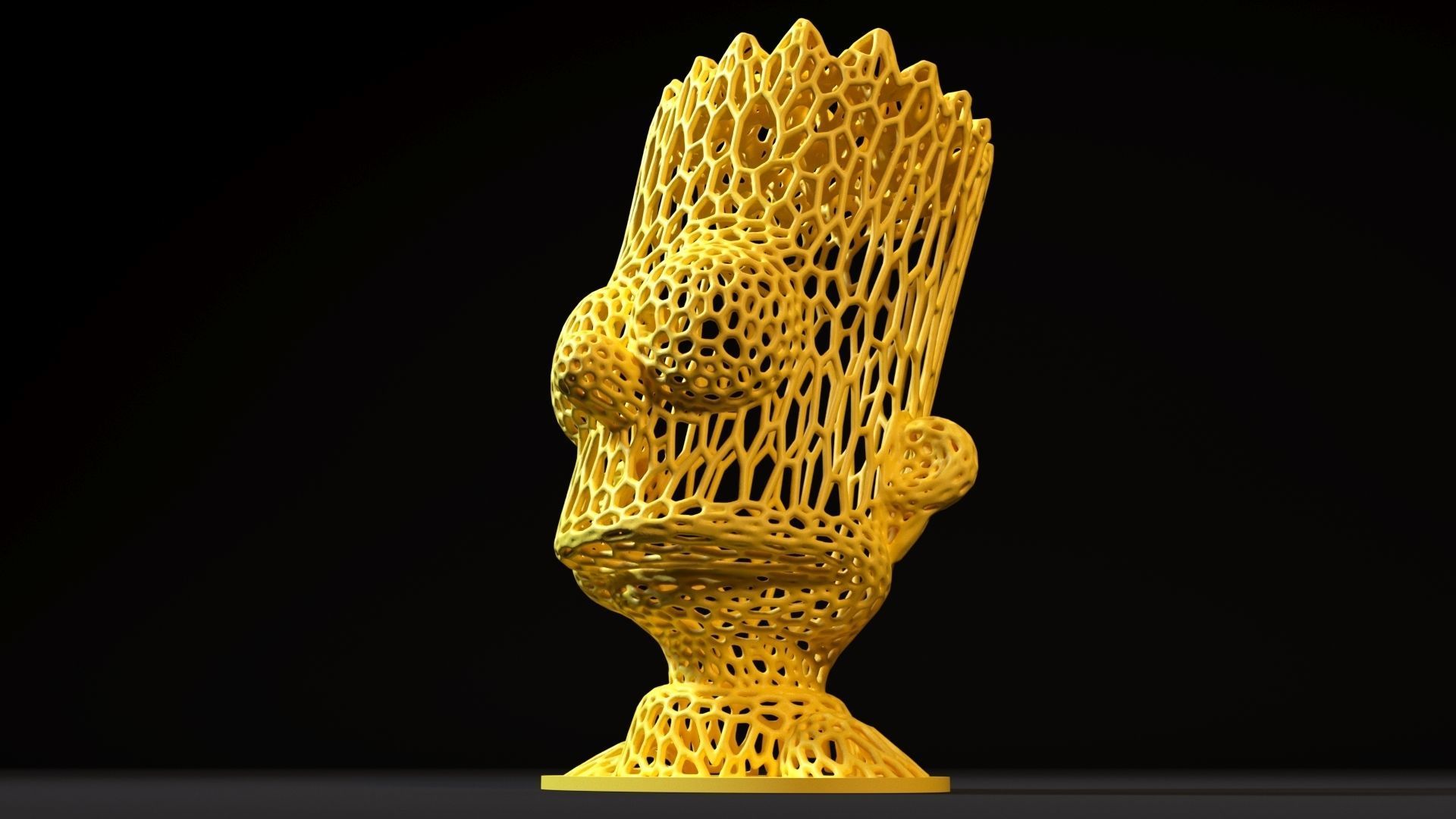 Bart Simpson 3D model 3D printable | CGTrader