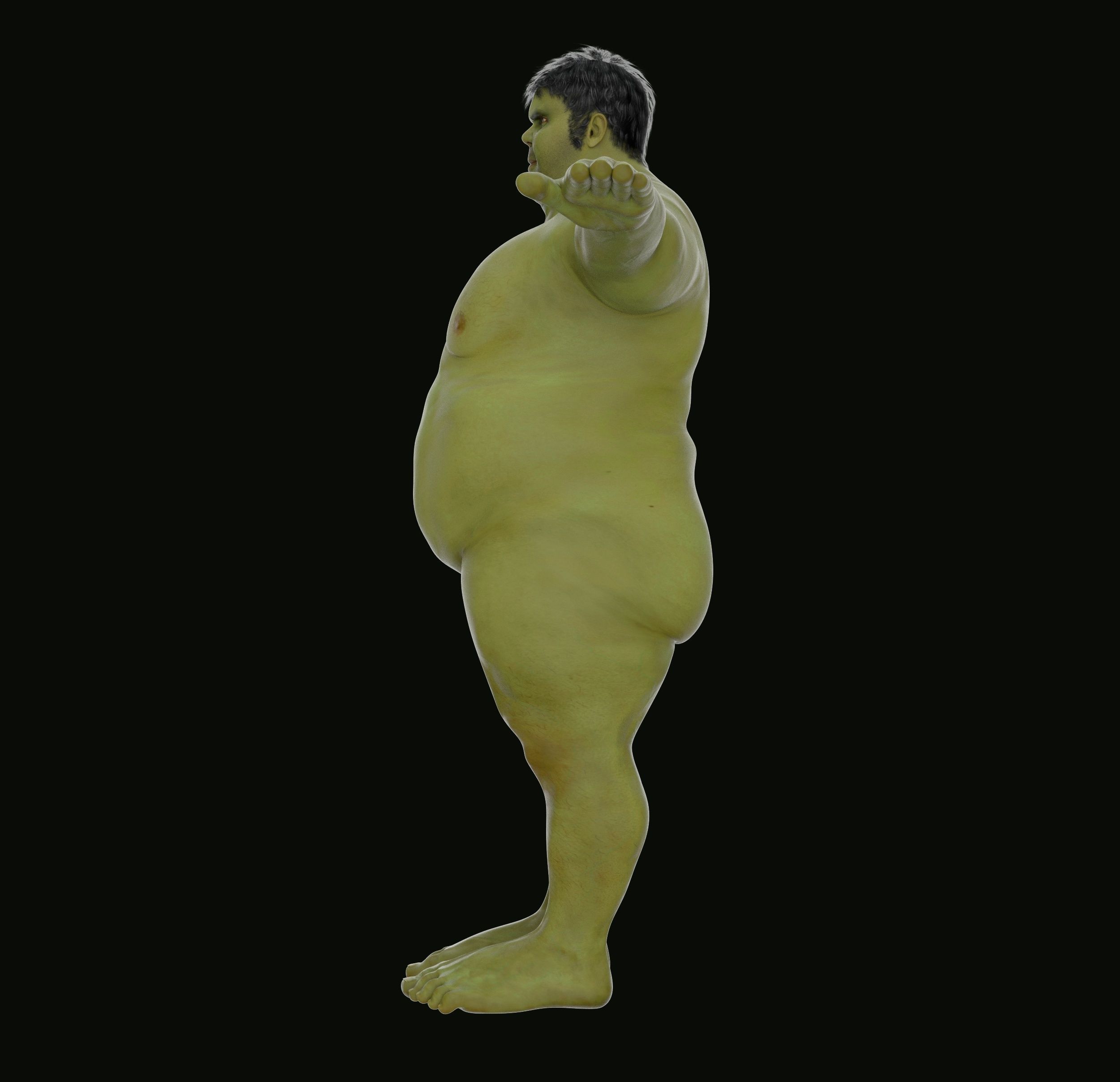 3D model Hulk Fat VR / AR / low-poly | CGTrader