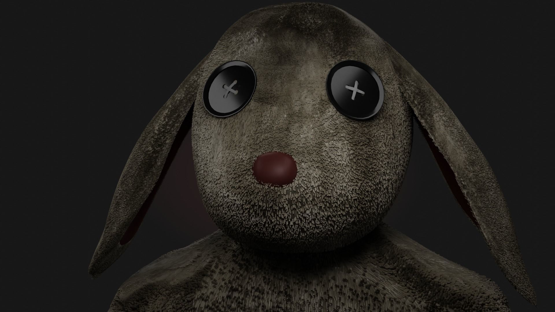 3D model Rabbit mascot creepy VR / AR / low-poly | CGTrader