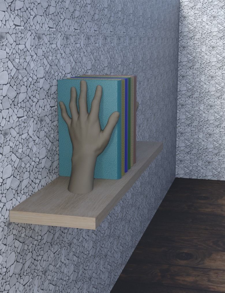 Shelf Book Holder 3D model 3D printable | CGTrader