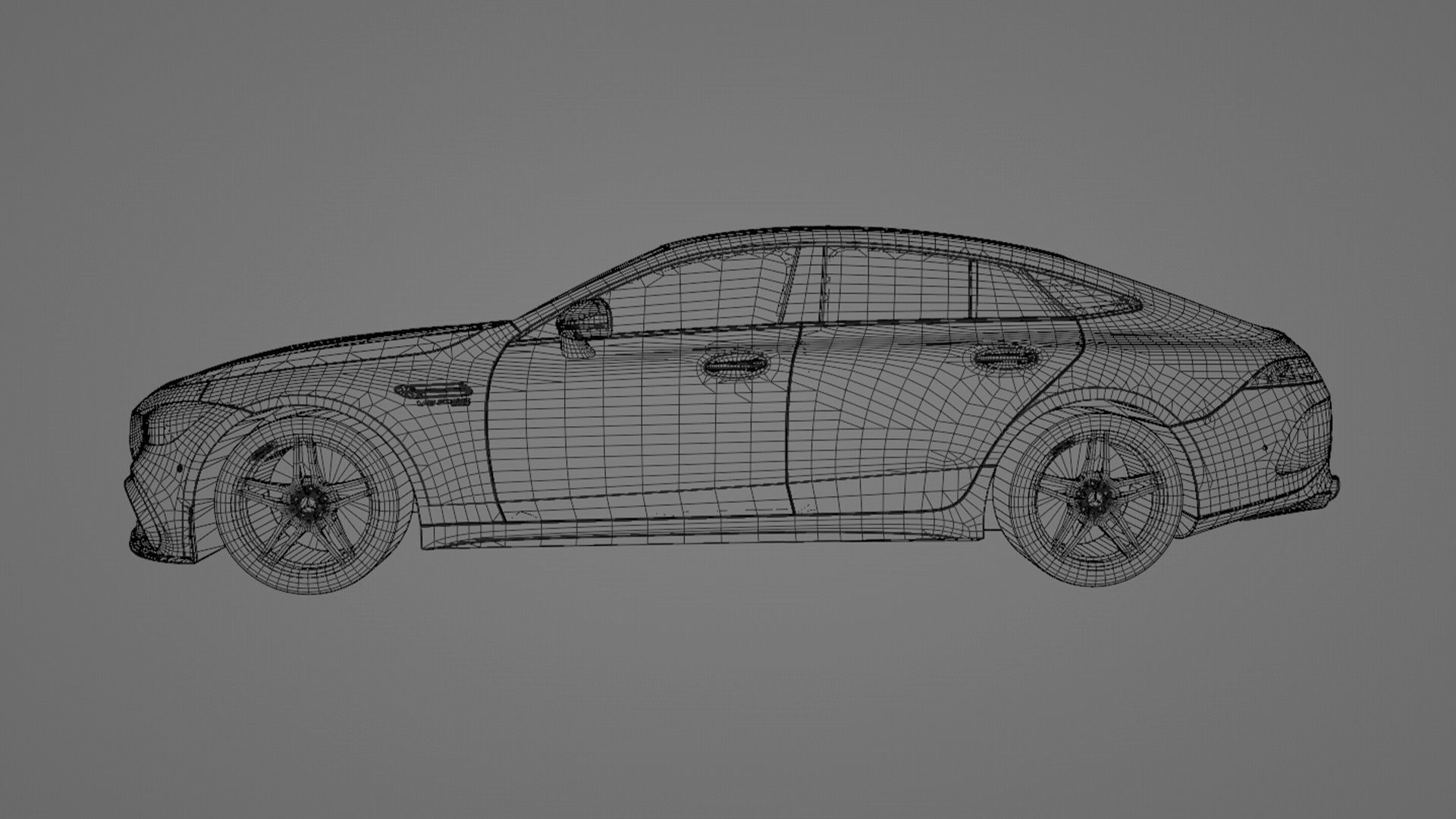 3D model Mercedes GT63s VR / AR / low-poly | CGTrader