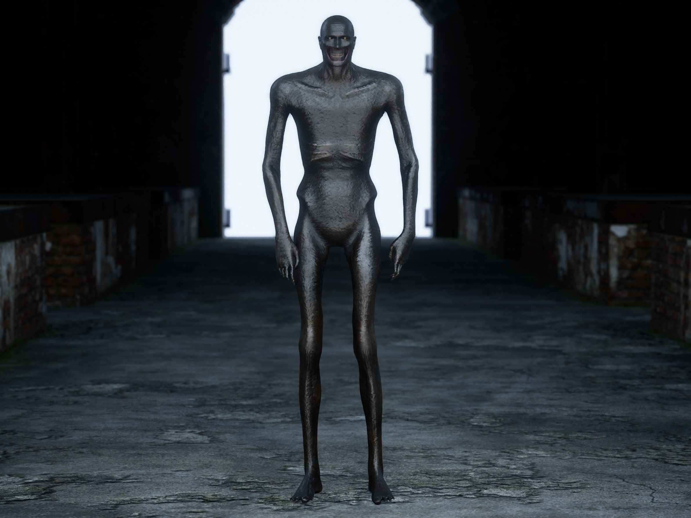 3D model SCP 106 Rigged - 4K PBR UE4 UE5 Asset VR / AR / low-poly ...
