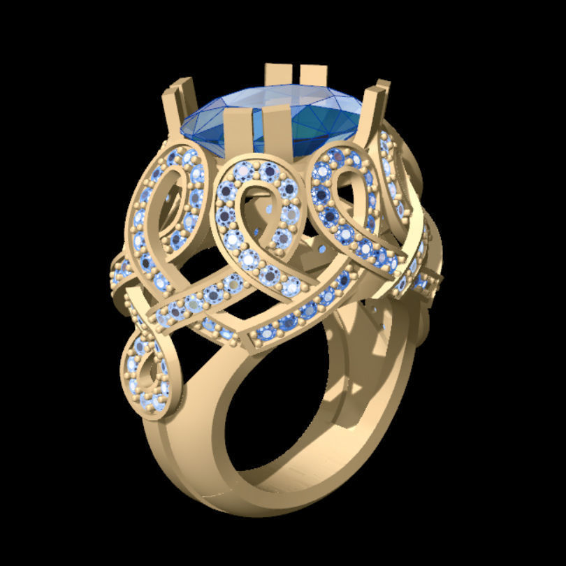 Infinity Lux Ring free 3D model 3D printable | CGTrader