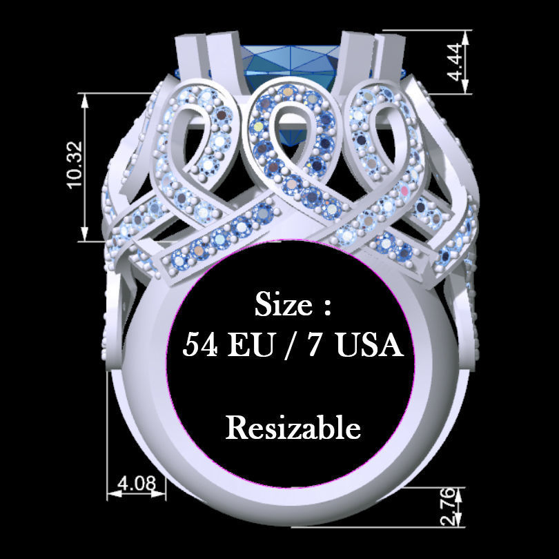 Infinity Lux Ring free 3D model 3D printable | CGTrader