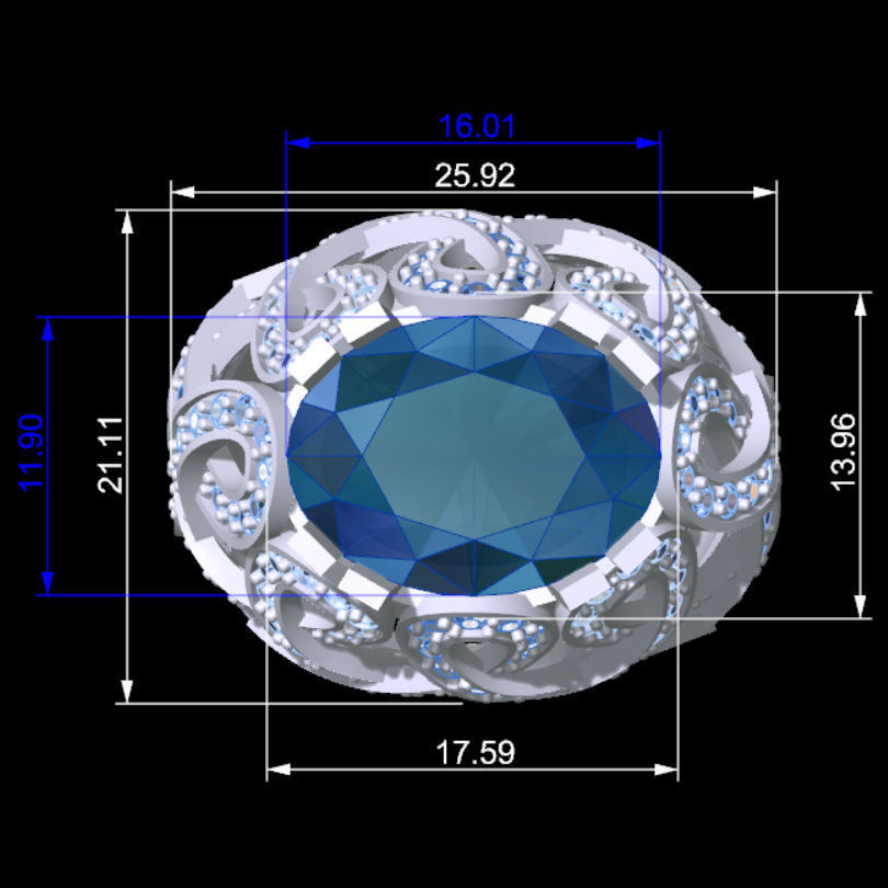 Infinity Lux Ring free 3D model 3D printable | CGTrader