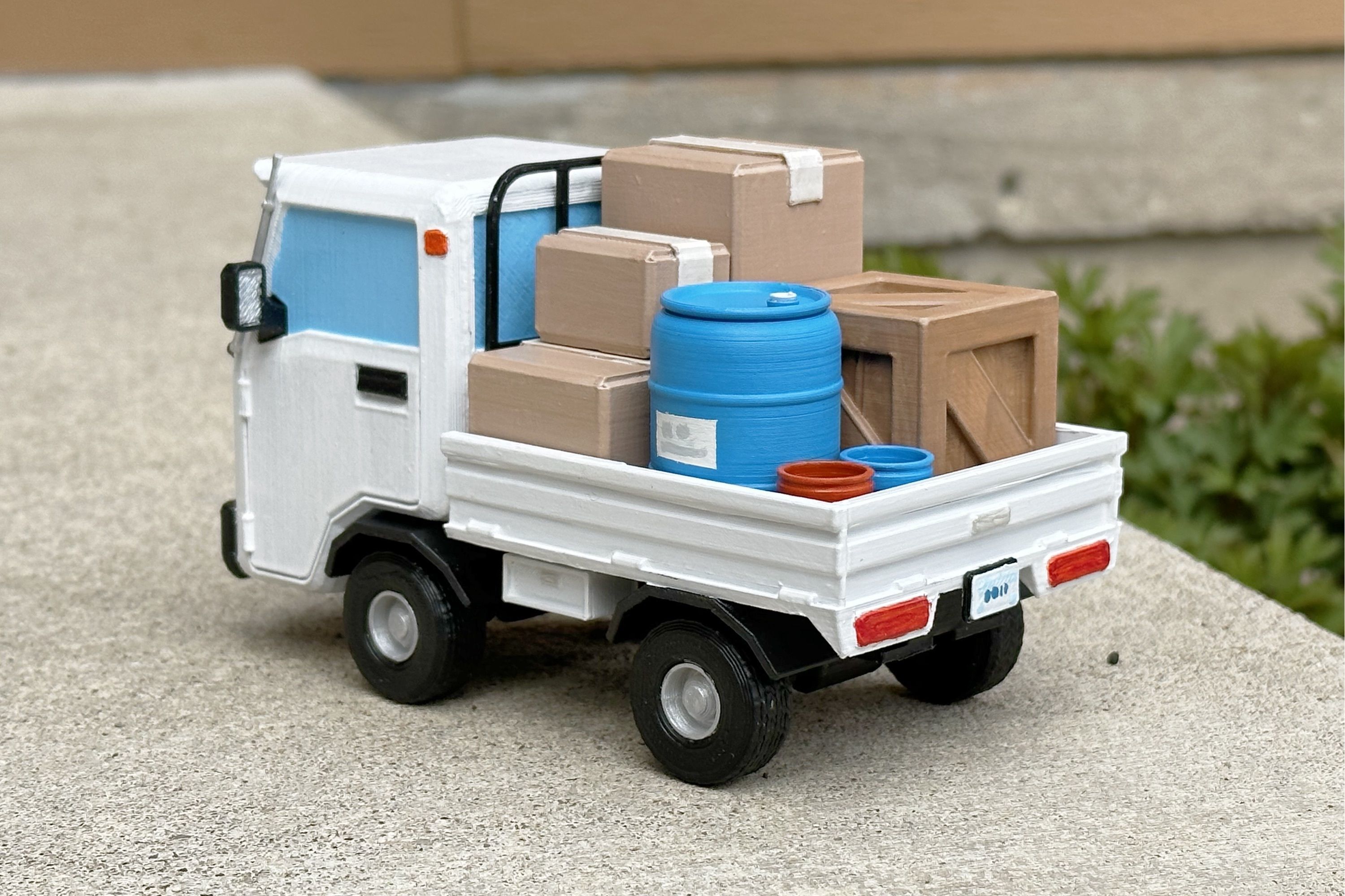 Suzuki Carry Kei Truck free 3D model 3D printable | CGTrader