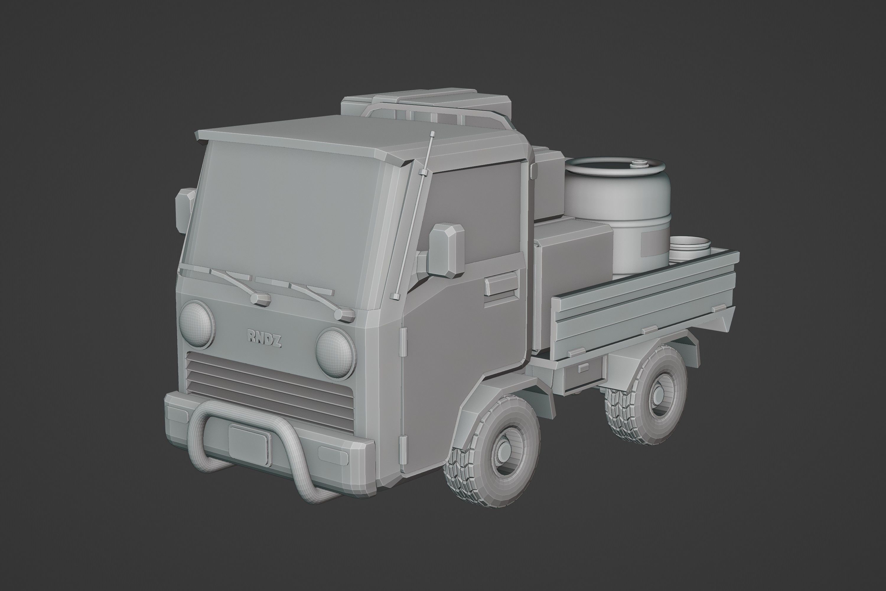 Suzuki Carry Kei Truck free 3D model 3D printable | CGTrader